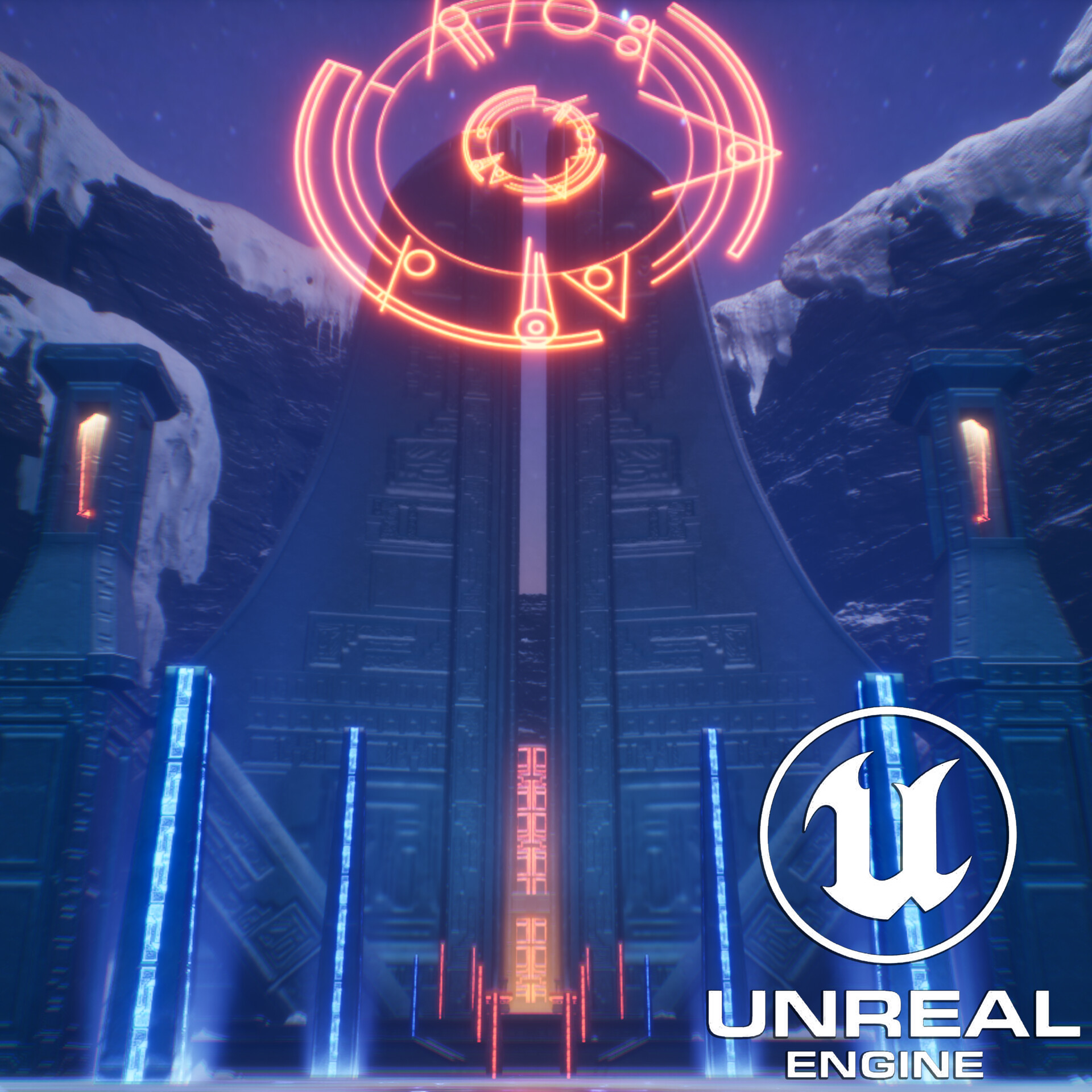 ArtStation - Frozen Temple Environment