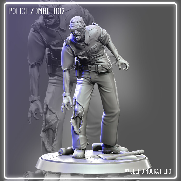 ArtStation - Police Zombie #002