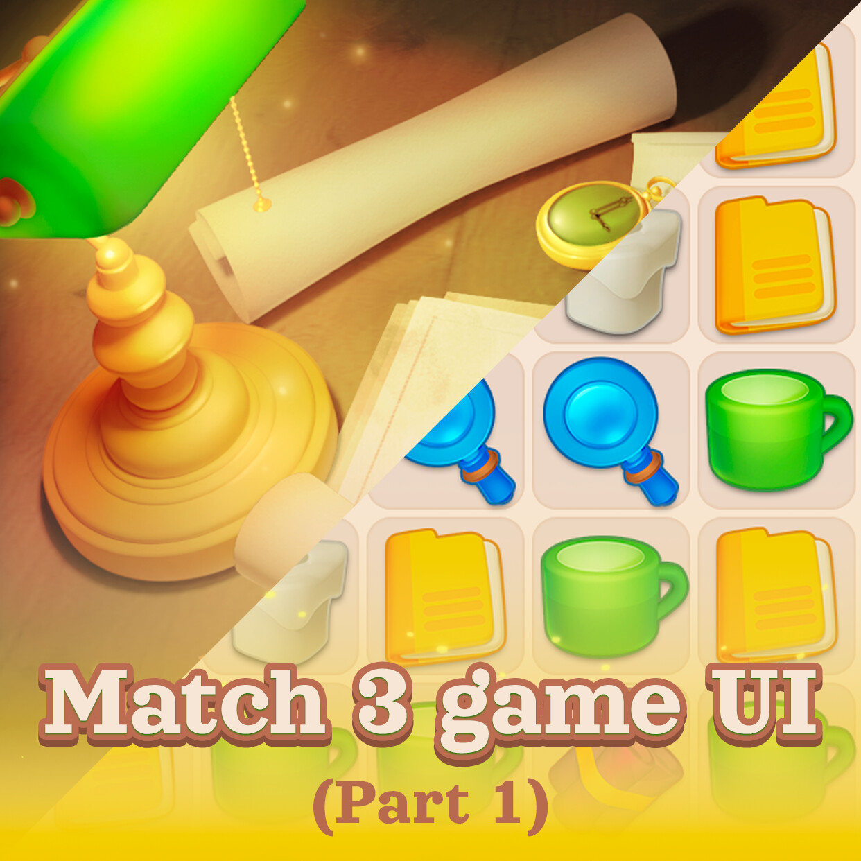 ArtStation - Match 3 game UI (Part 1)