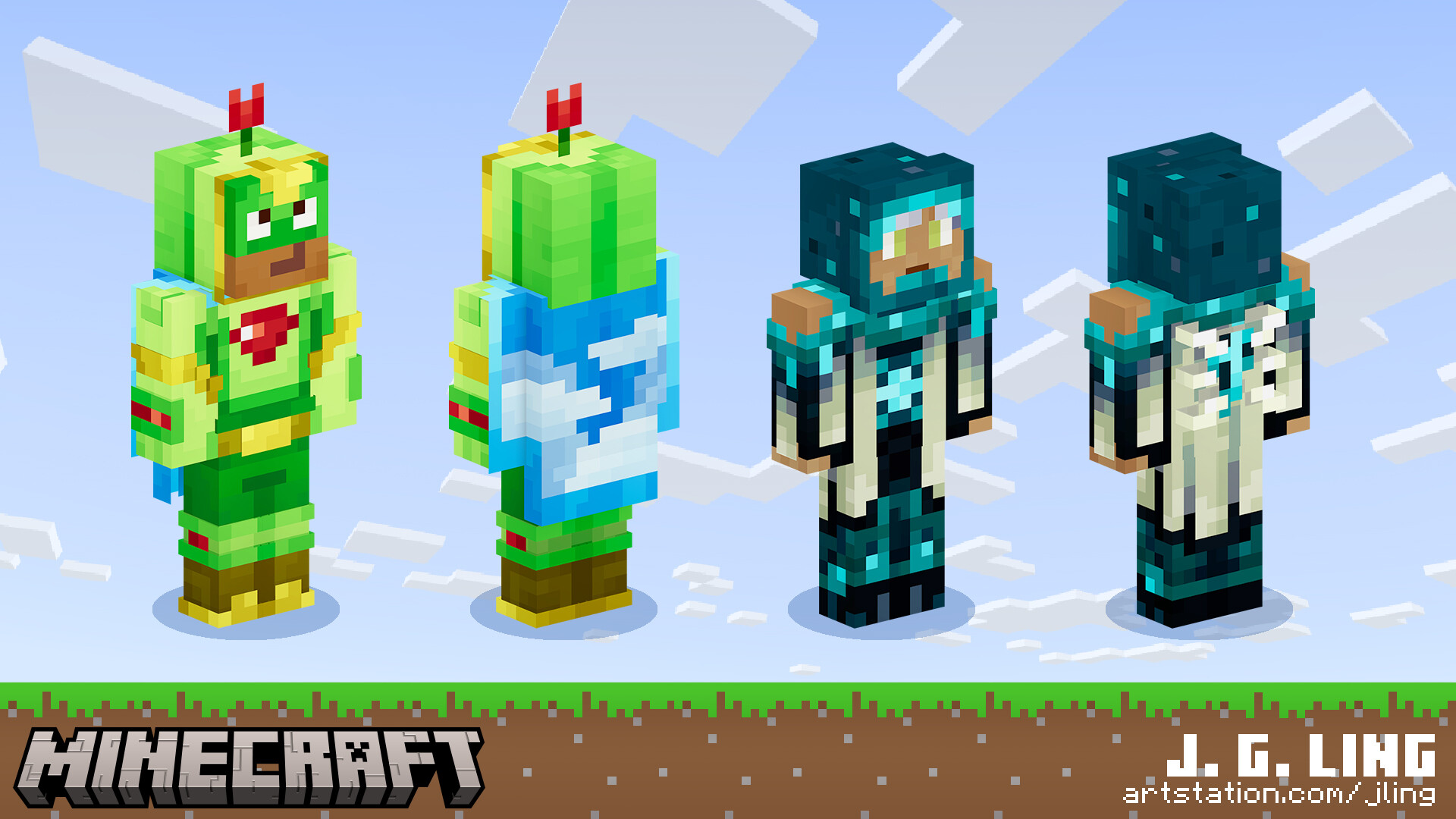 ArtStation - Minecraft Dressing Room - Sets