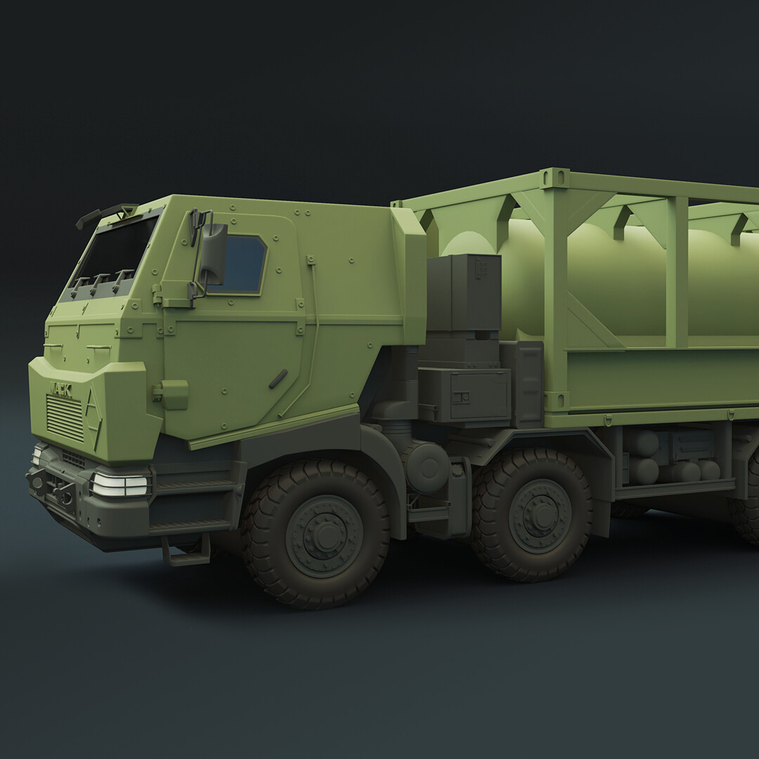 Andrew Ward 3D - High Poly Armoured MSVS SMP