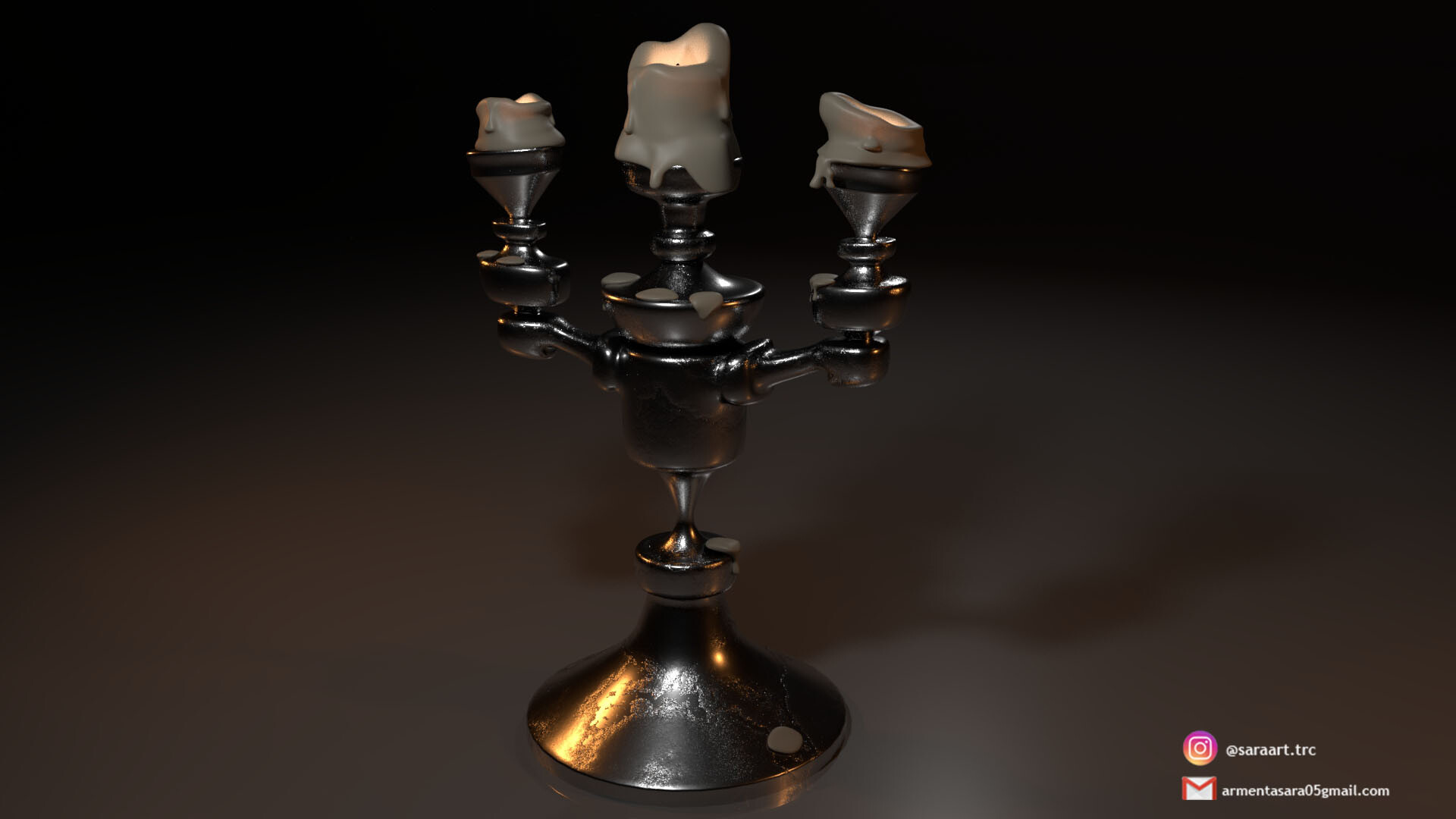 ArtStation - Texture Candle