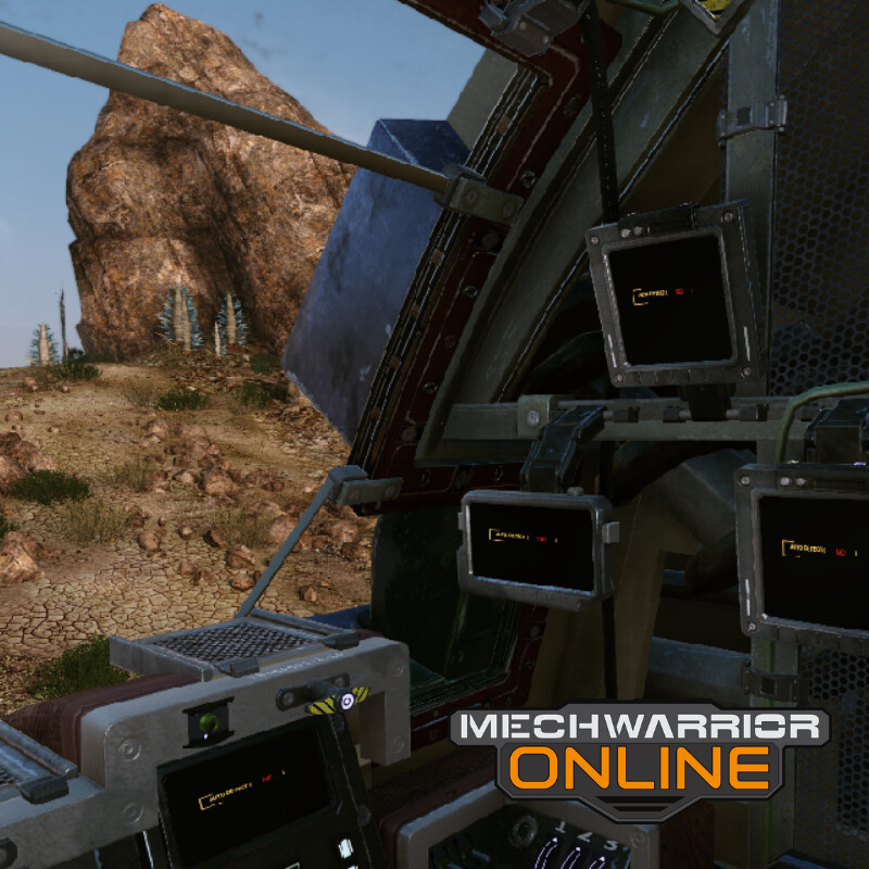 ArtStation - Grasshopper Mech Cockpit