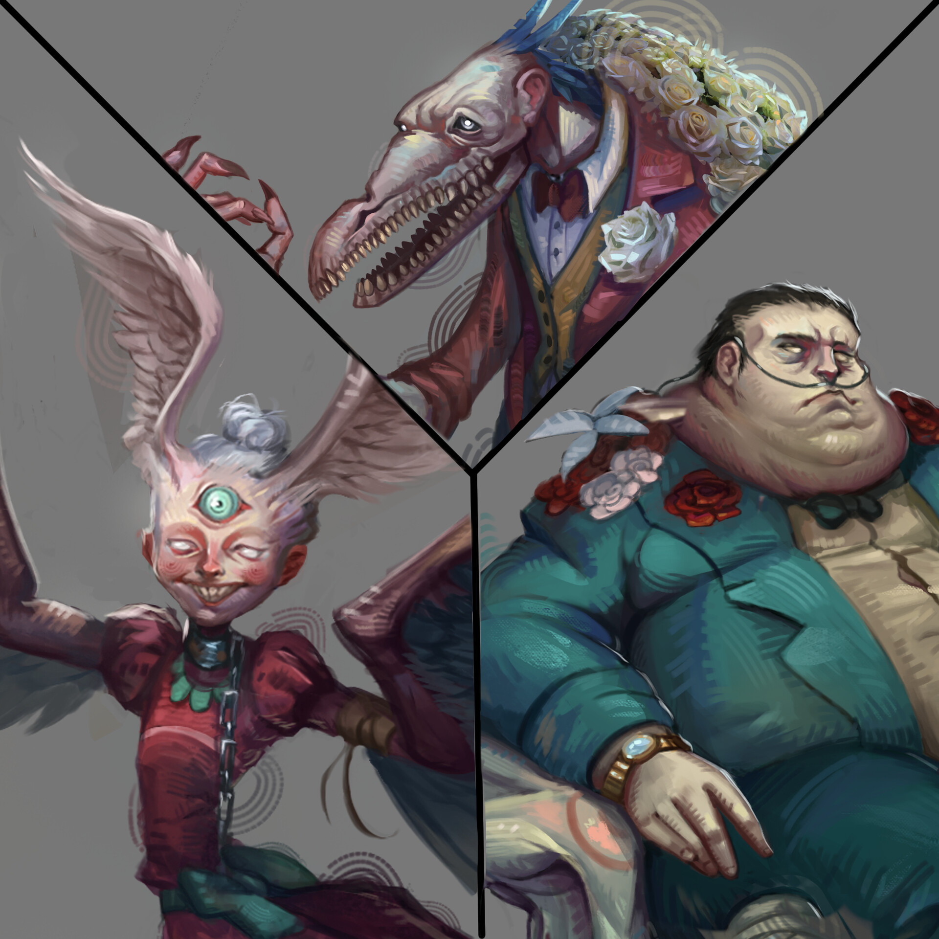 ArtStation - Firebird project character design