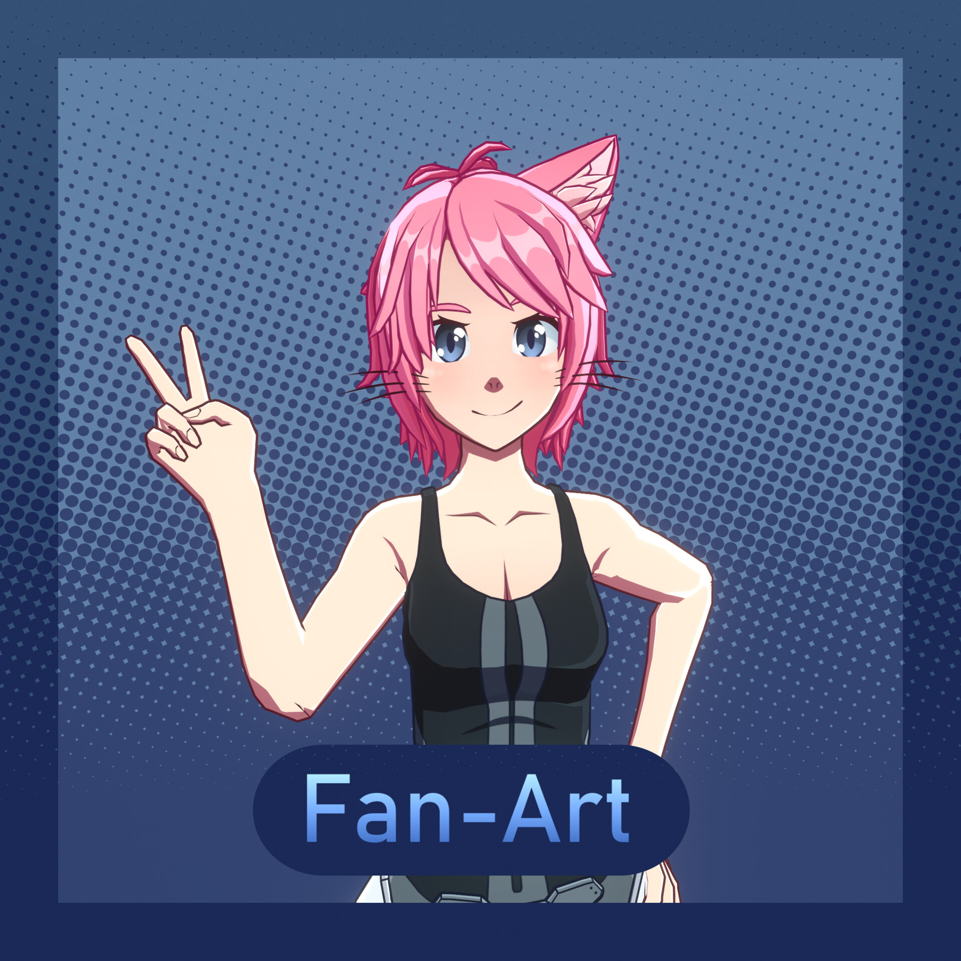 ArtStation - Gabriella V2 (Project Feline Fan art)