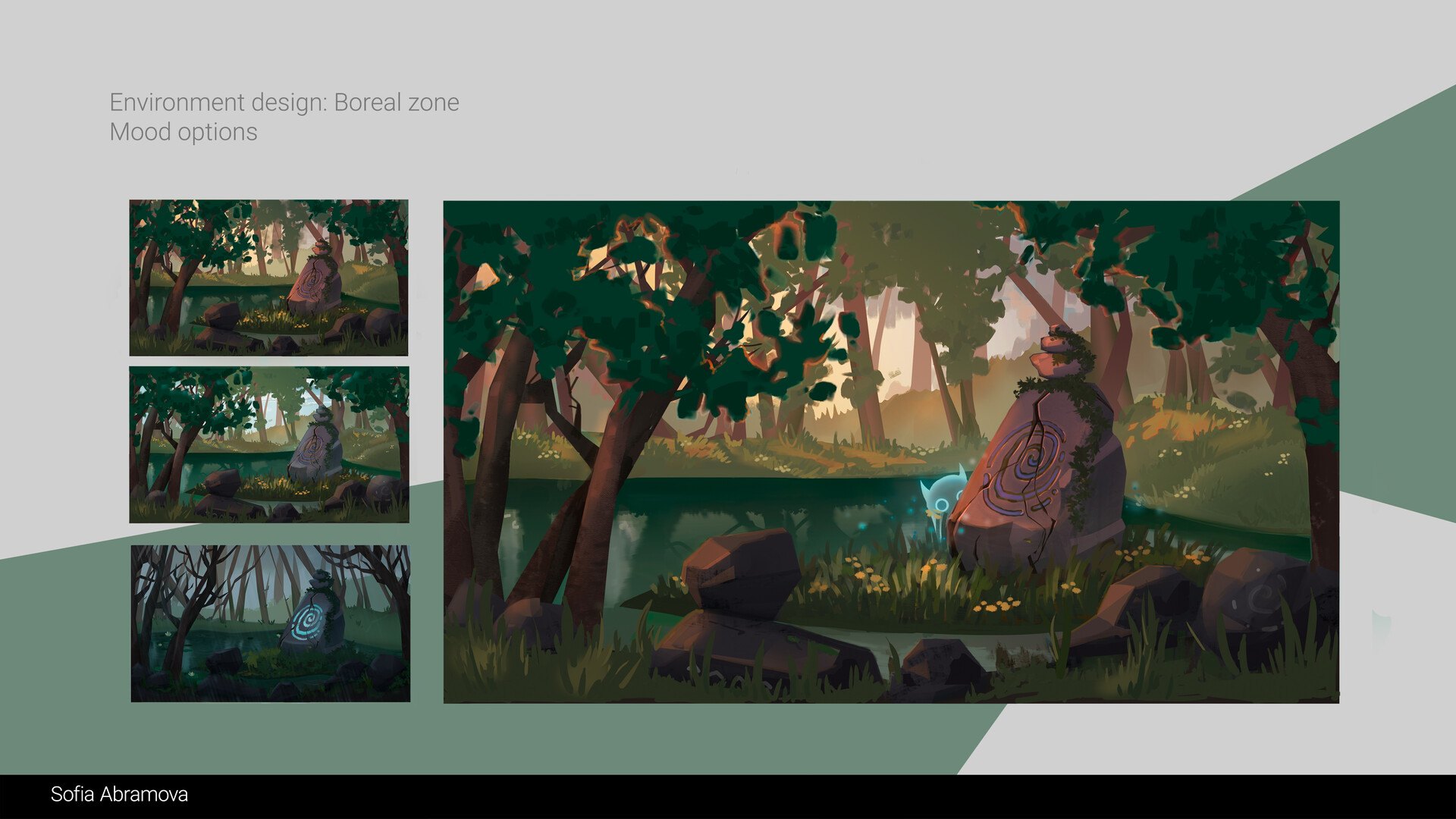 ArtStation - Boreal forest props and environment design