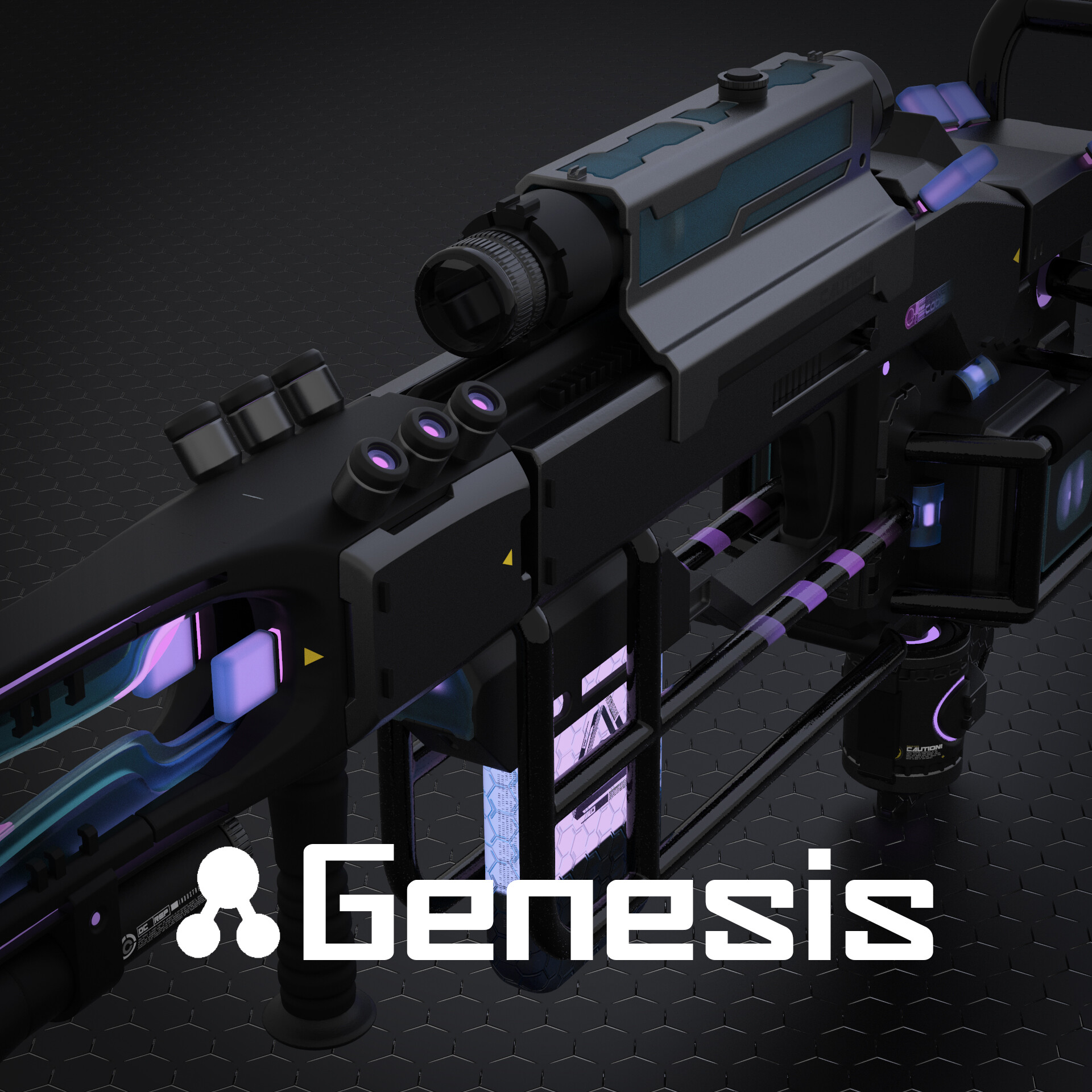 ArtStation - 枪械 firearms 科幻 science fiction gun