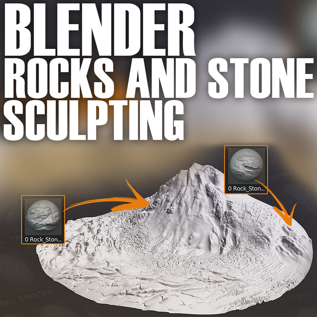 ArtStation - Sculpting Rocks in Blender