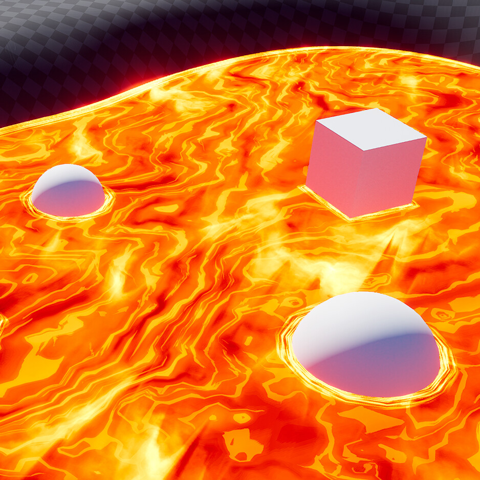 ArtStation - Stylized Lava - Realtime Material Shader
