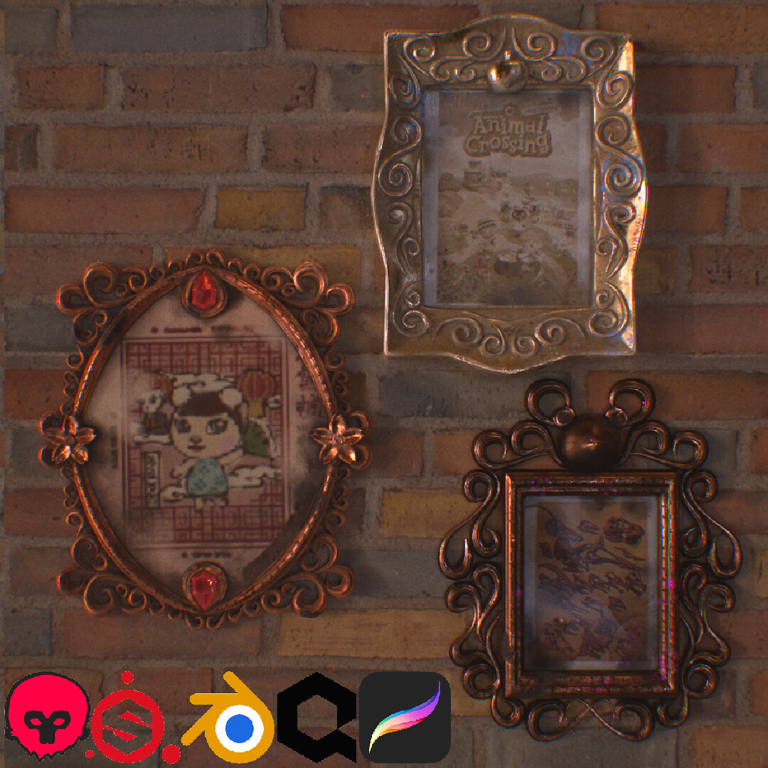 ArtStation - Nook Inc. Animal Crossing Inspired Frames