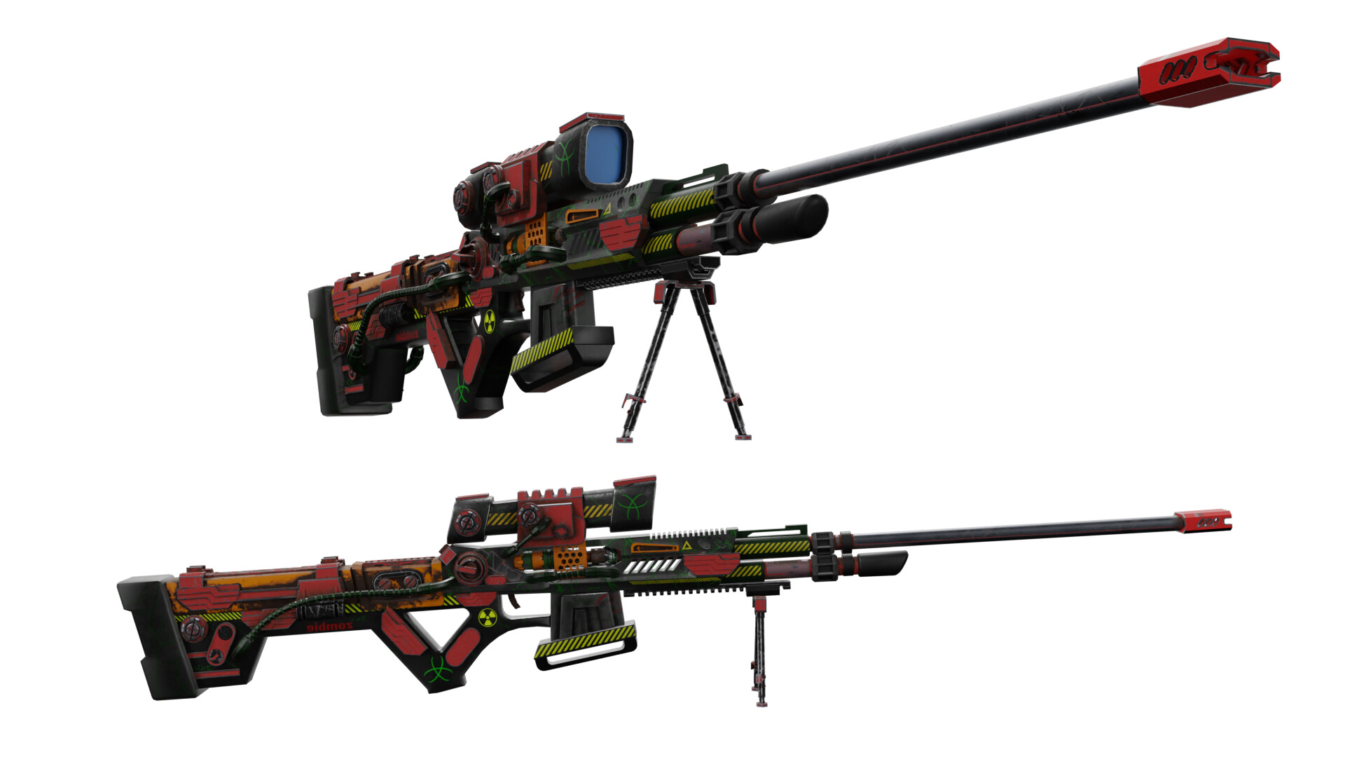 ArtStation - zombie Sniper rifle 2022 |JONATHAN PRATAMA