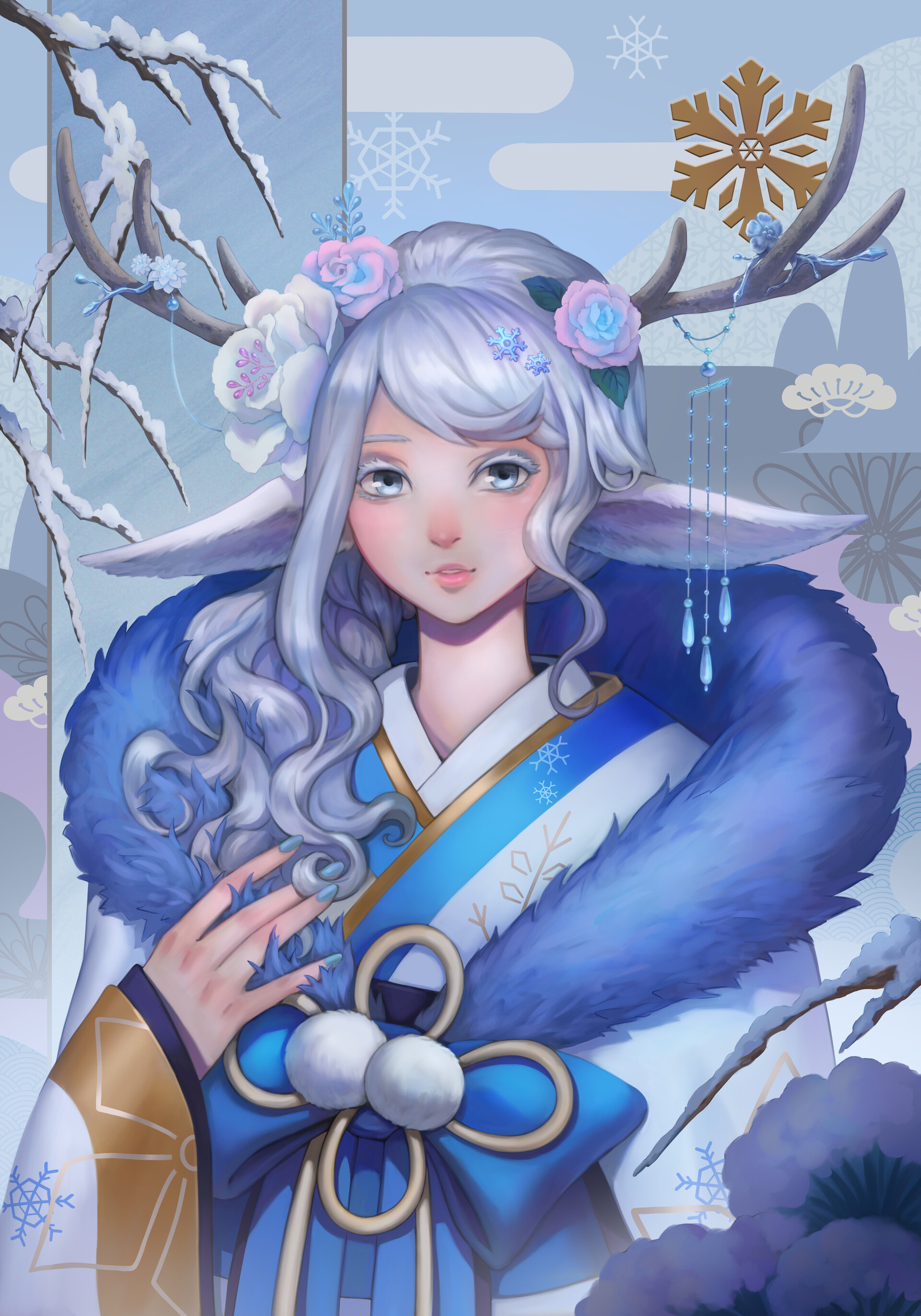 ArtStation - Winter princess