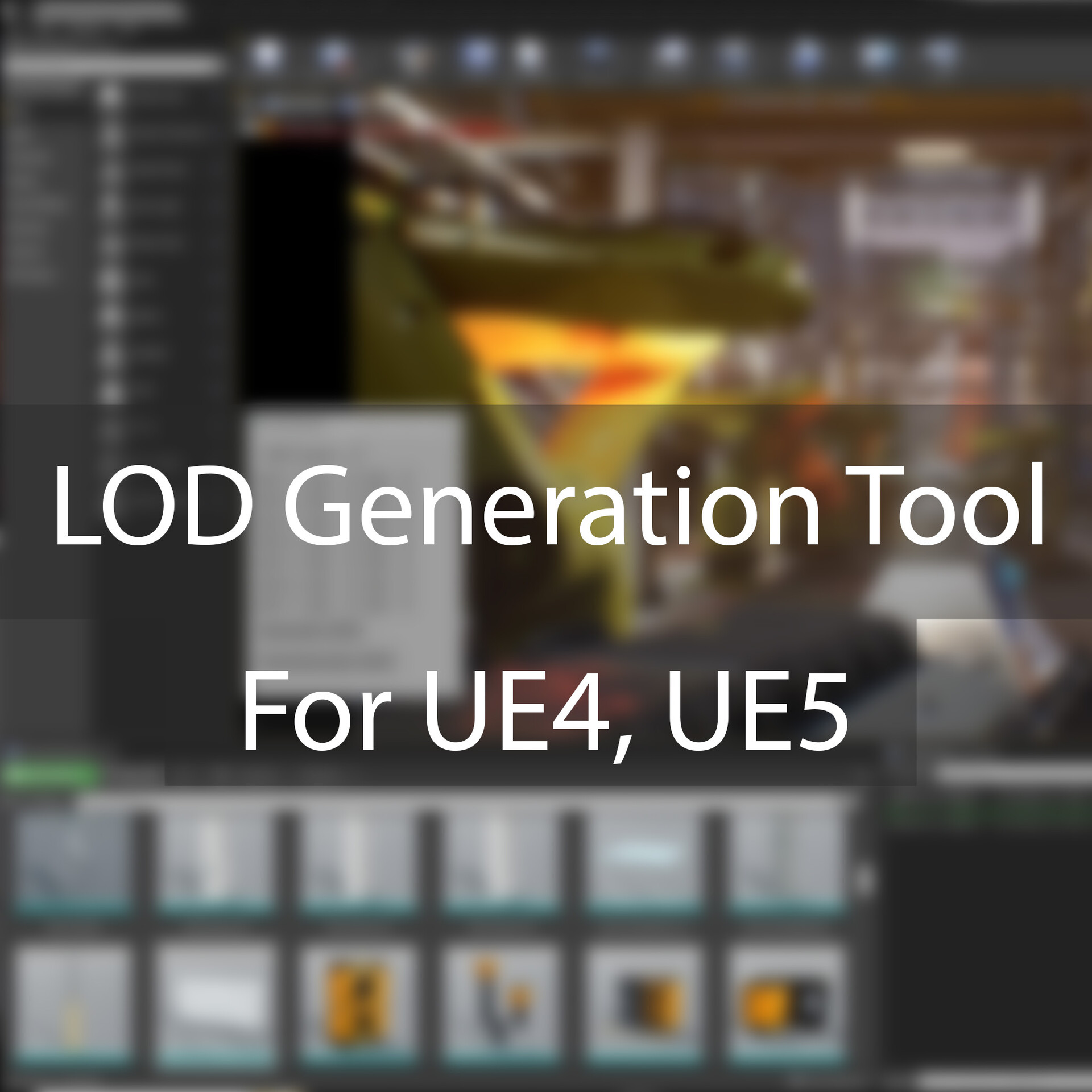 ArtStation - [Tool] Auto Generate LODS UE4