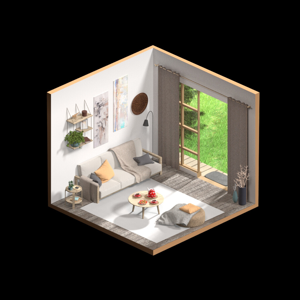 ArtStation - Tiny interior