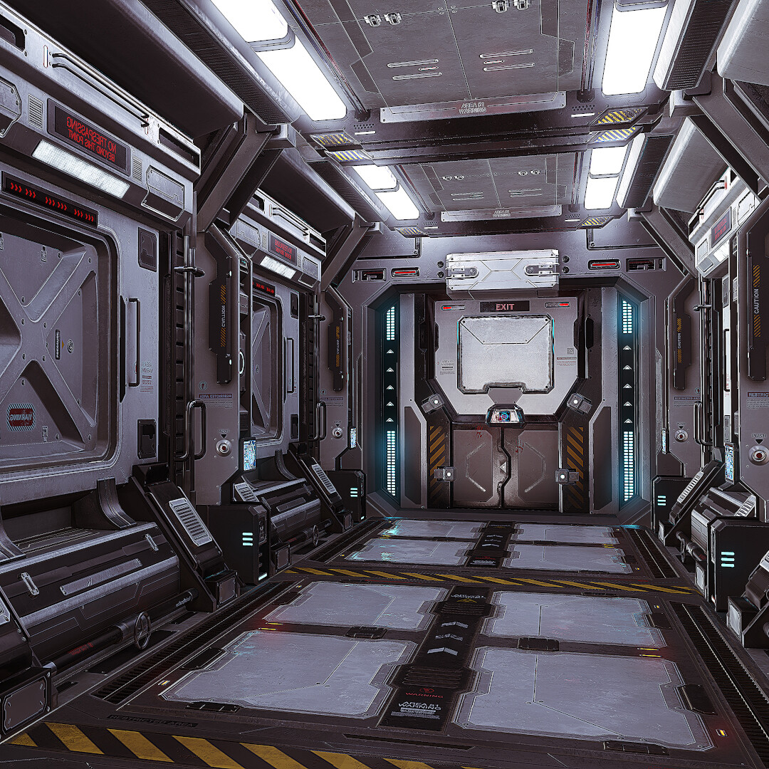 ArtStation - Sci-Fi Corridors