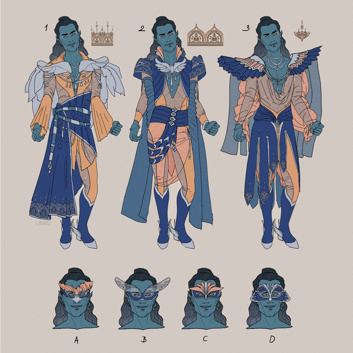 ArtStation - Masquarade Outfit Design