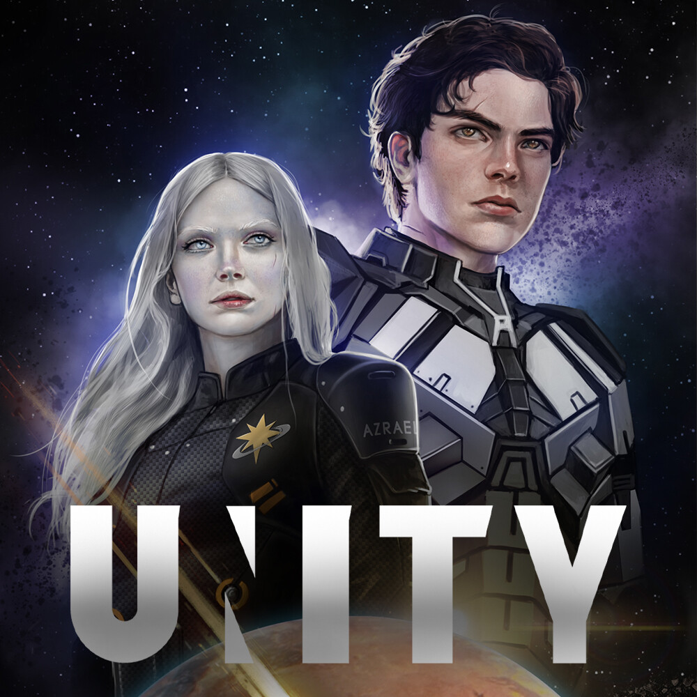 ArtStation - Unity: Sci-fi Novel cover