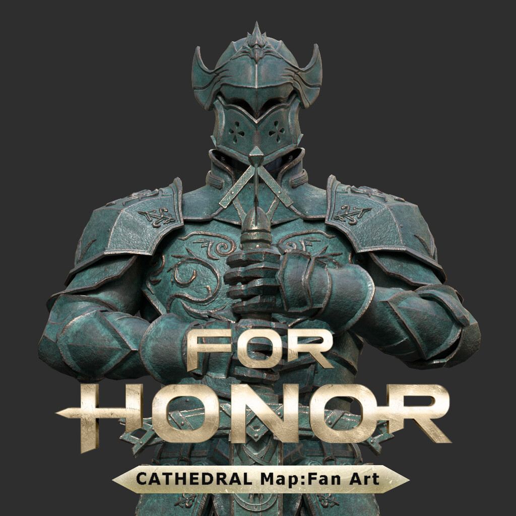 ArtStation - ForHonor Cathedral Map-Fan Art props