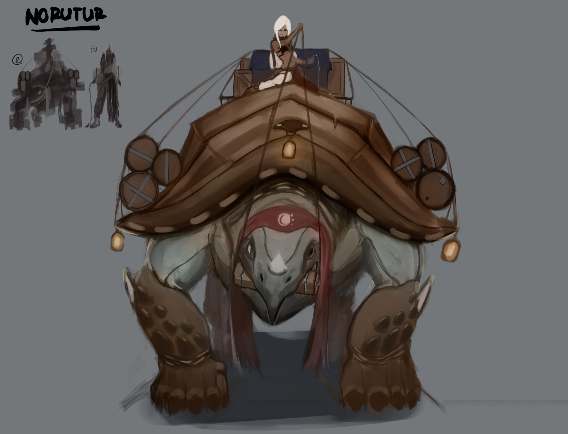 ArtStation - Character Concept Art: The Norutur