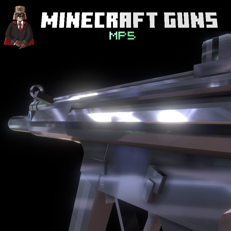 ArtStation - Minecraft MP5