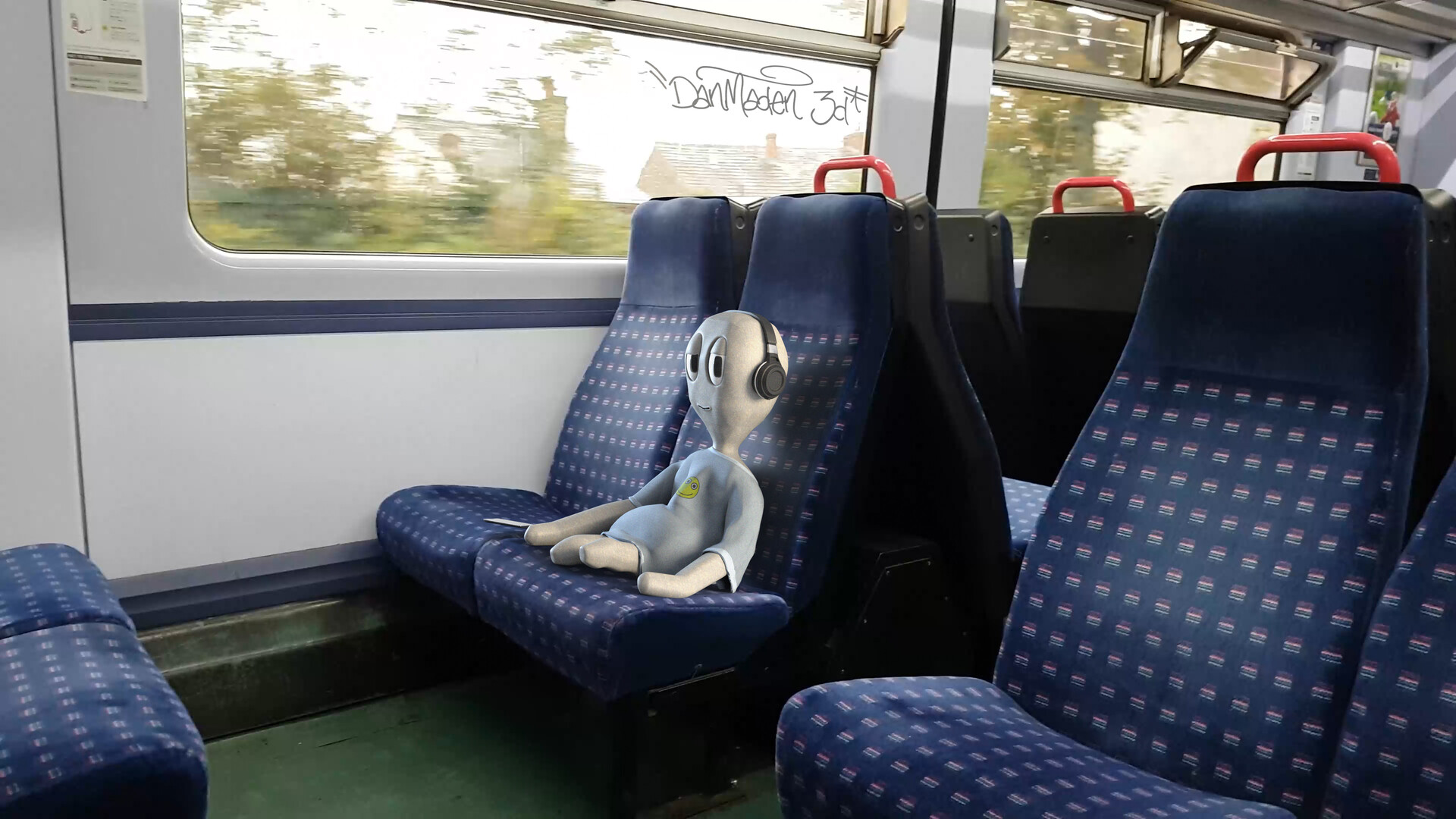 ArtStation - Alien on the Train