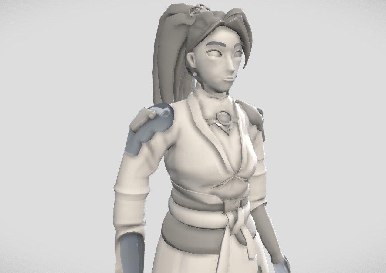 ArtStation - Sage Valorant 3d character model