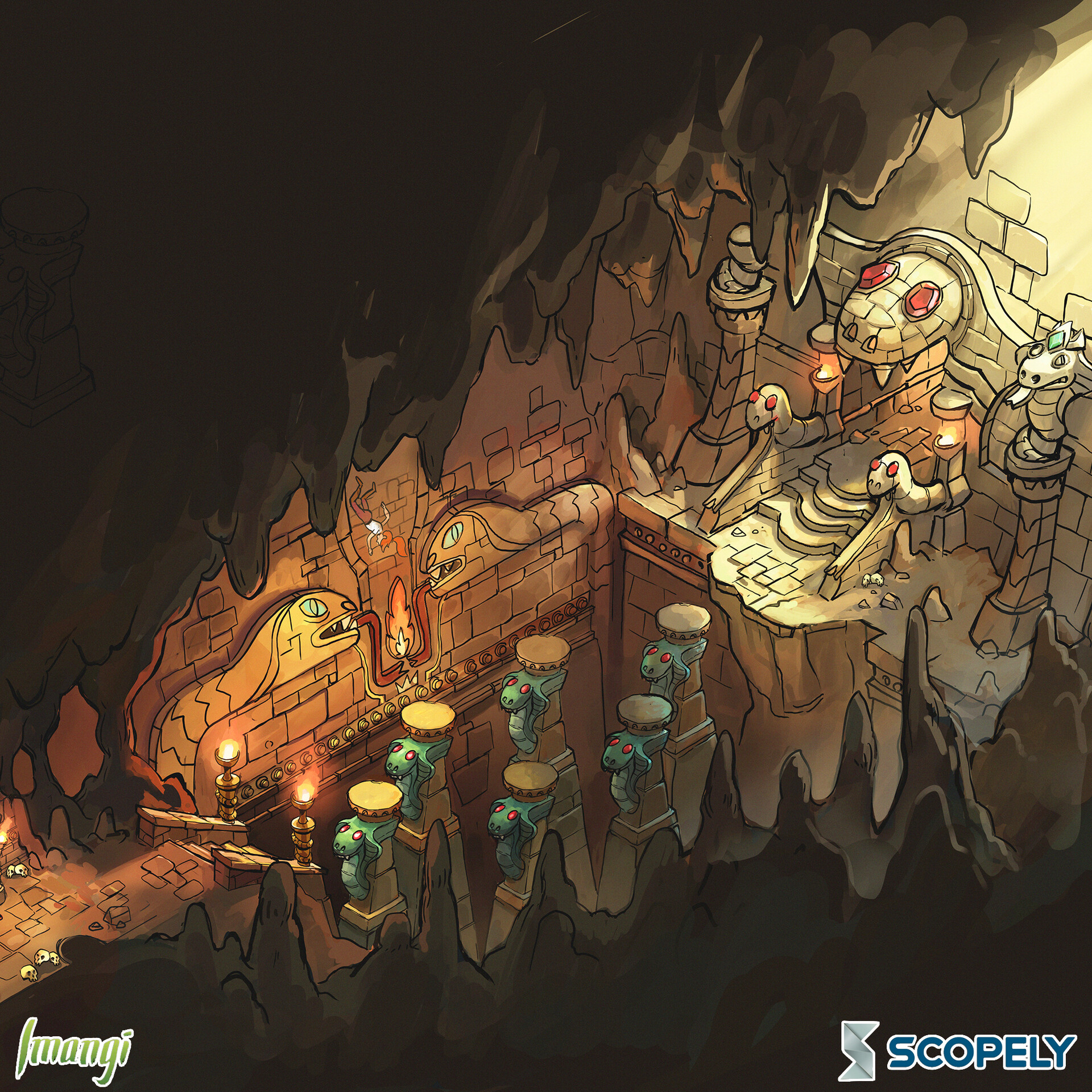 ArtStation - Temple Run puzzle adventures