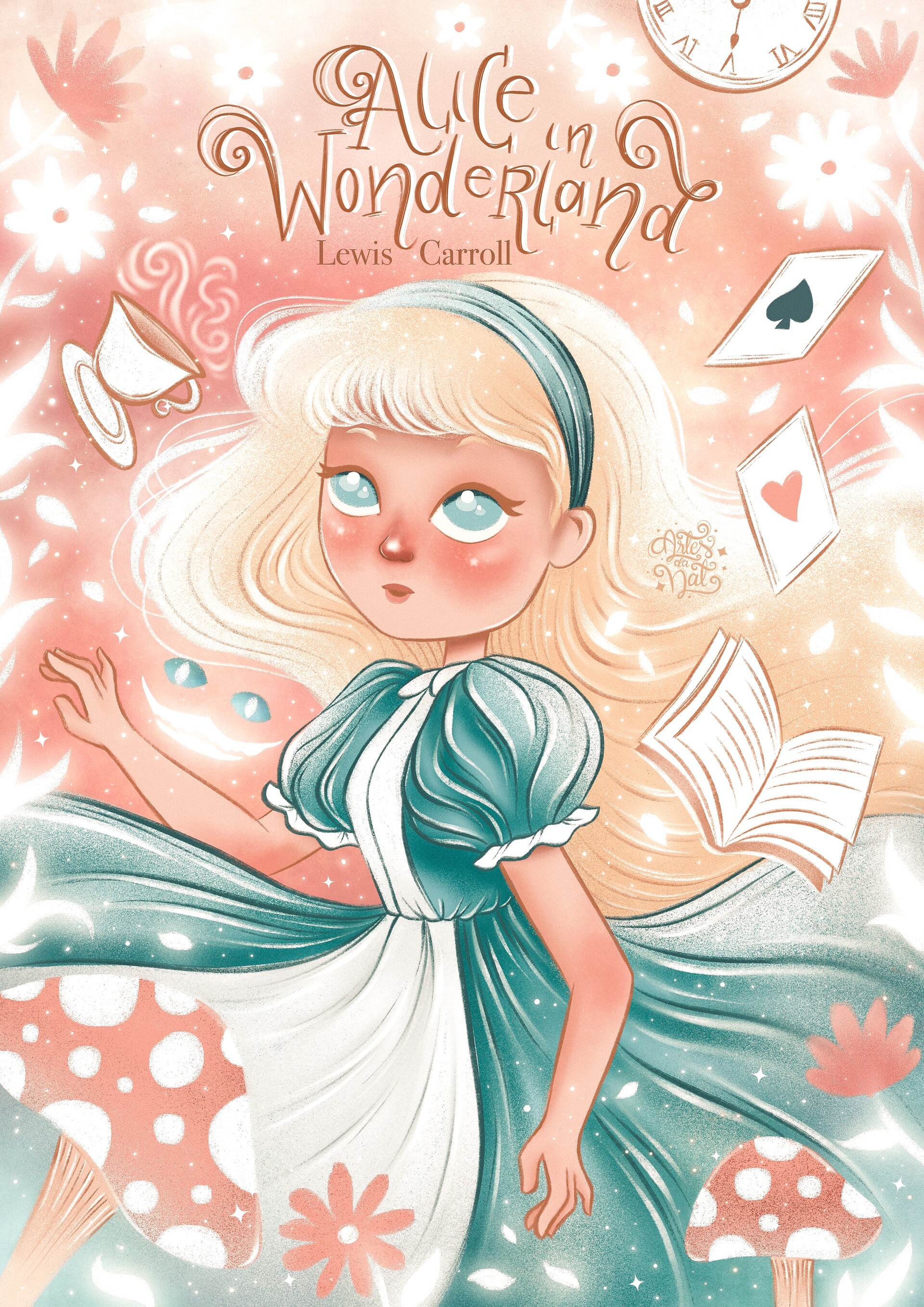 ArtStation - Book Cover - Alice in Wonderland