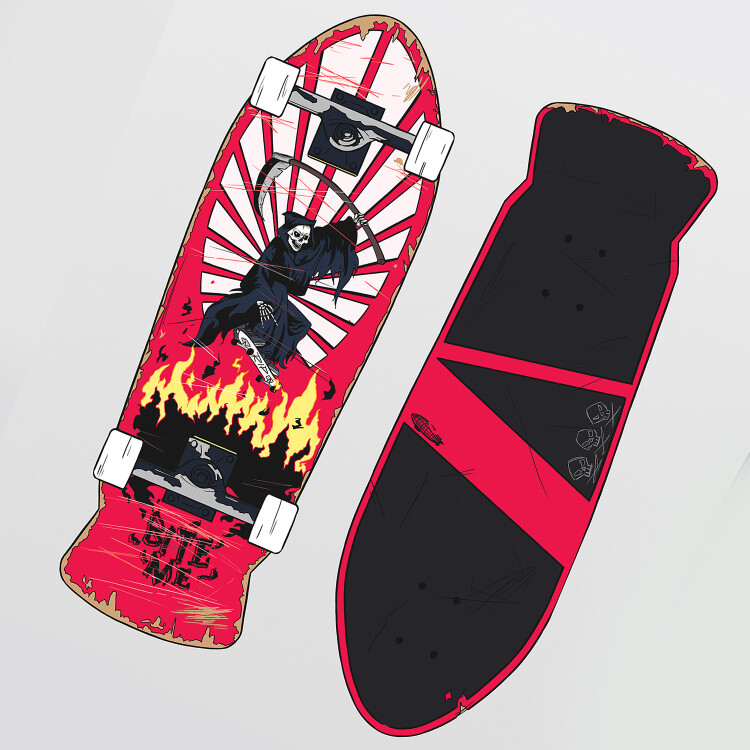 ArtStation - 85: Reaper Skateboard
