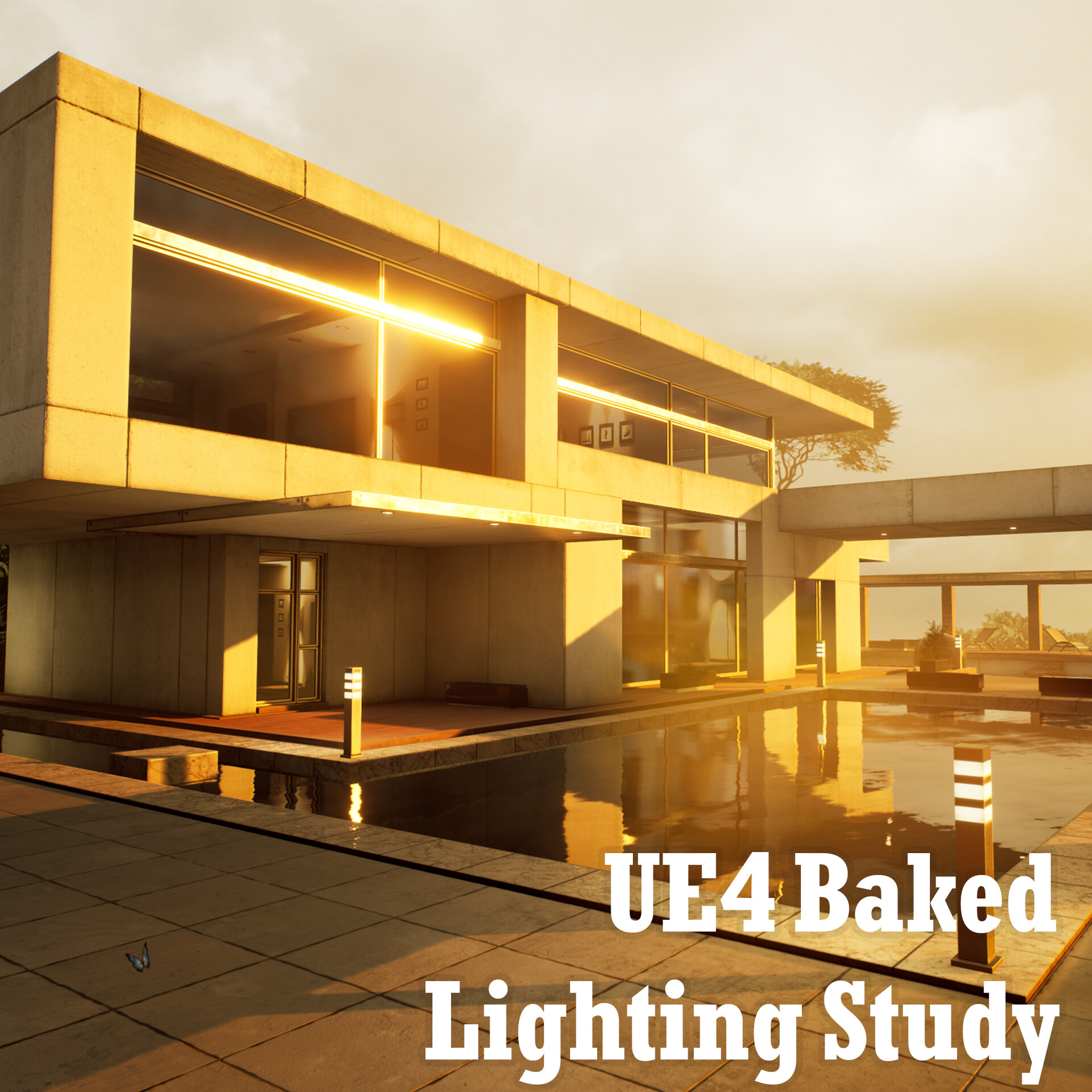 ArtStation - UE4 Baked Lighting Study