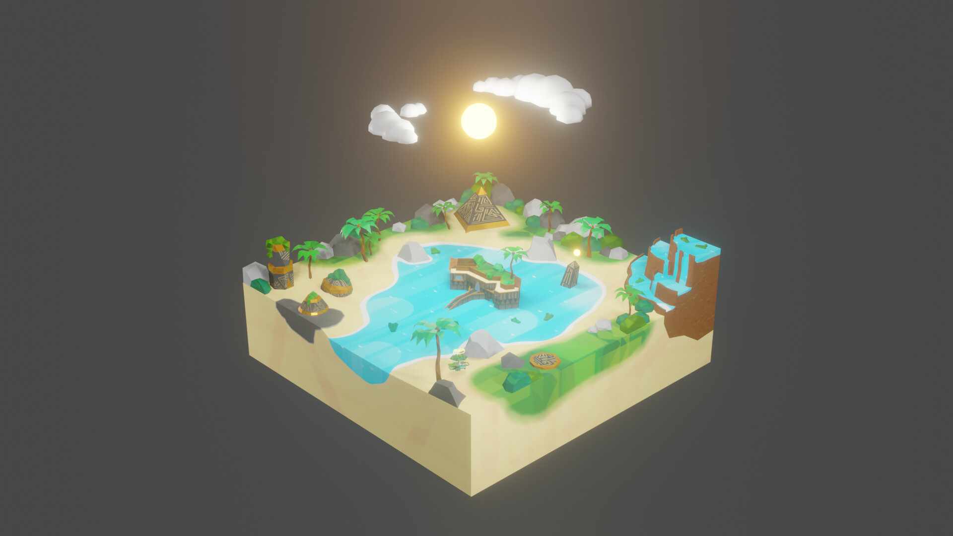 ArtStation - Isometric Diorama