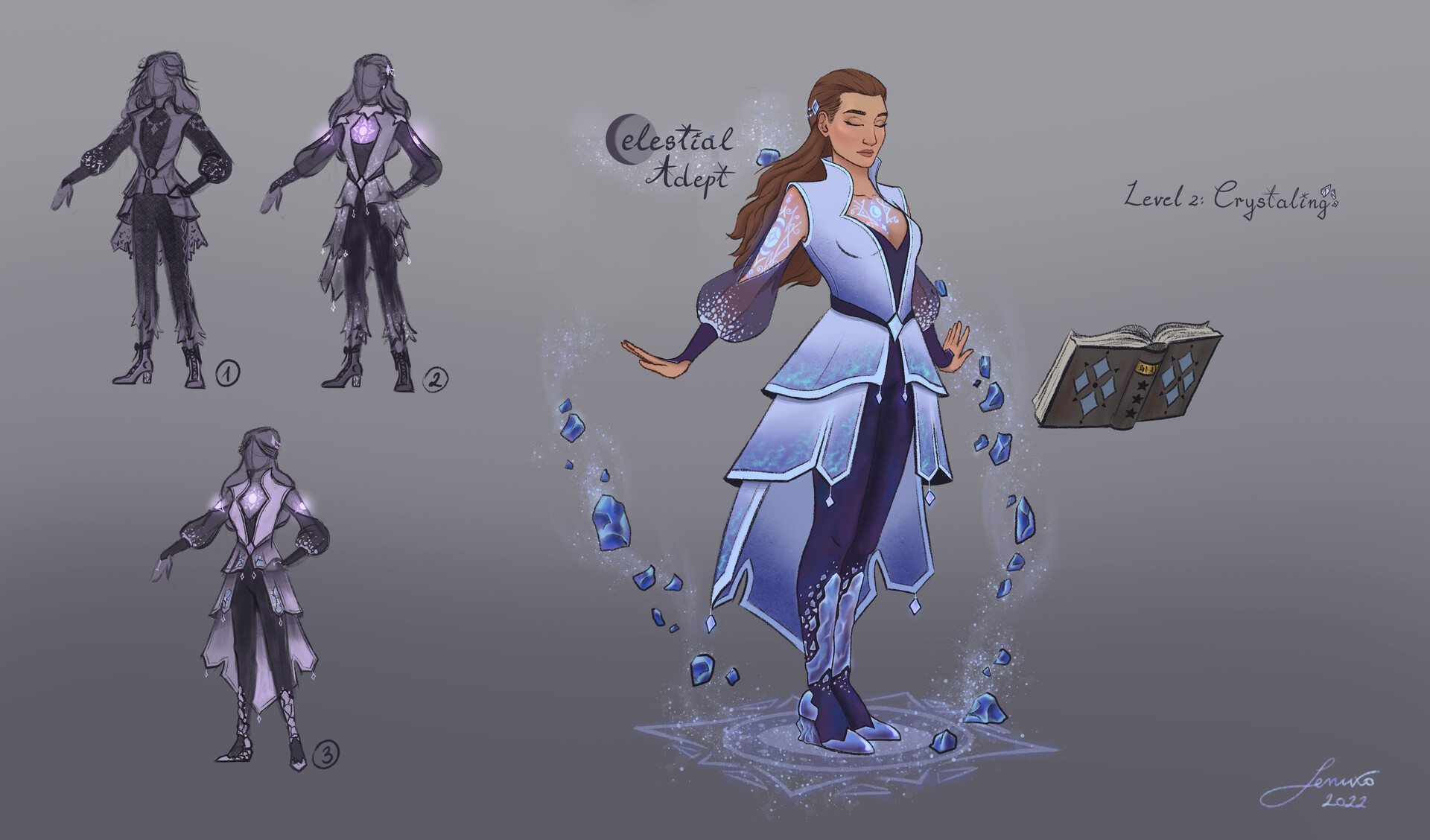 ArtStation - Celestial Adept - Character Design