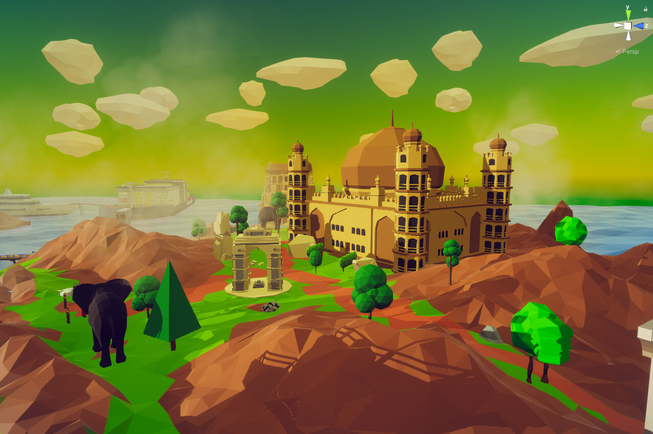 ArtStation - Low Poly Seasons