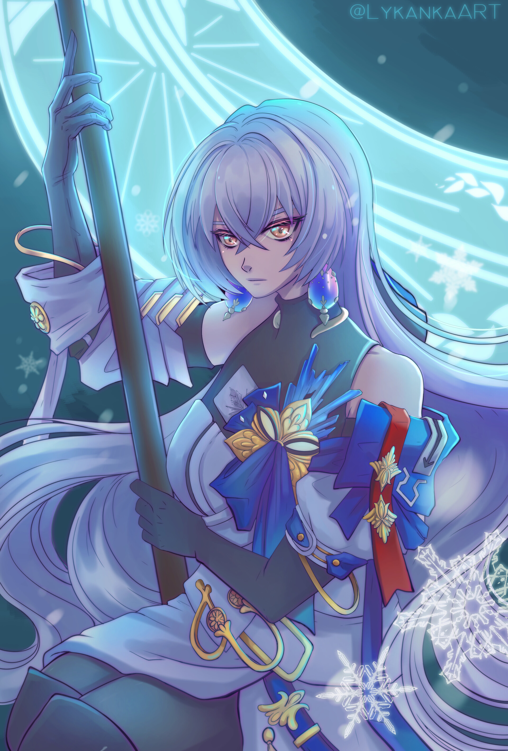 ArtStation - Snowflake Queen Bronya