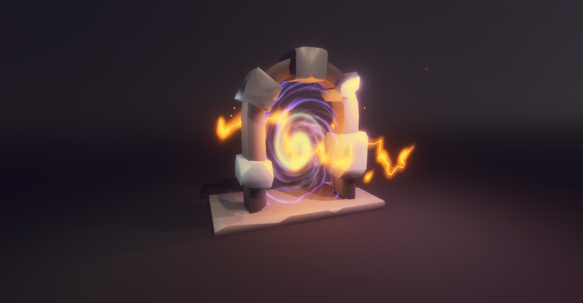 ArtStation - Dark Material Portal VFX