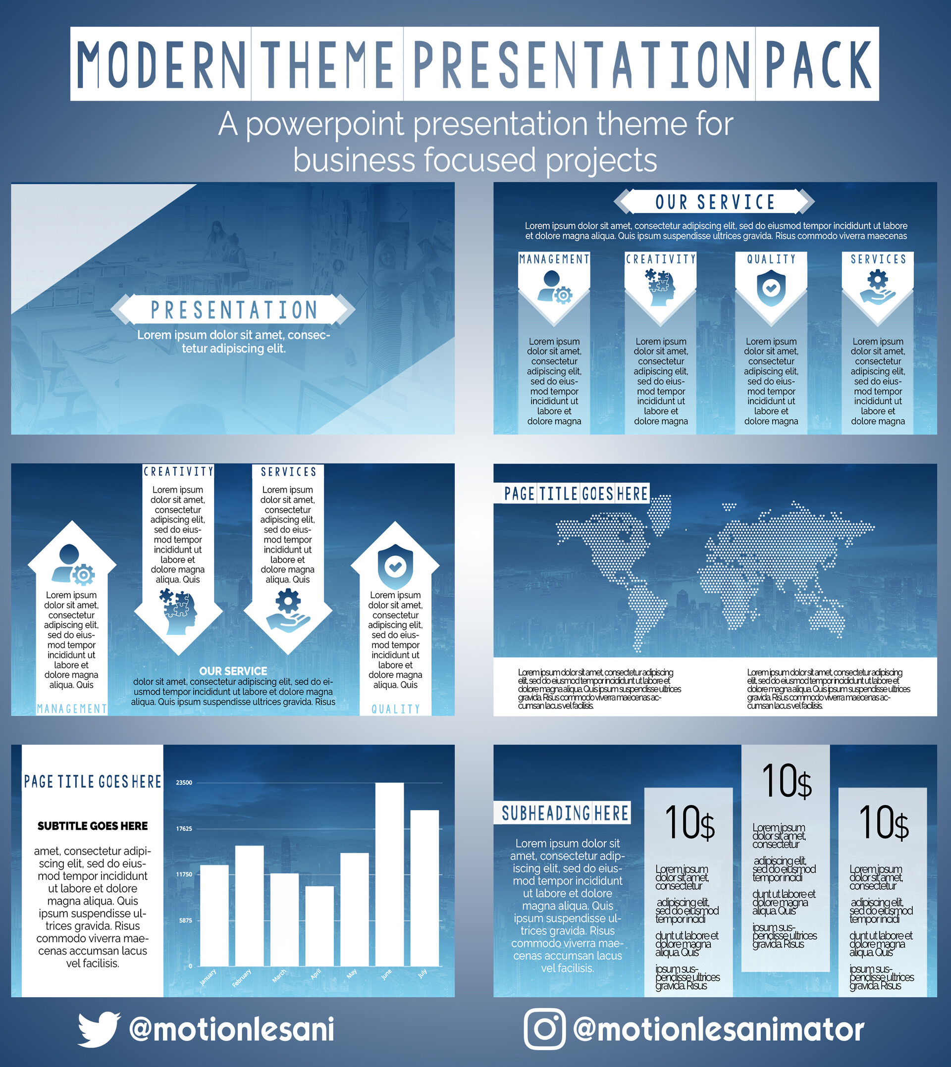 ArtStation - Presentation Pack - Modern Business
