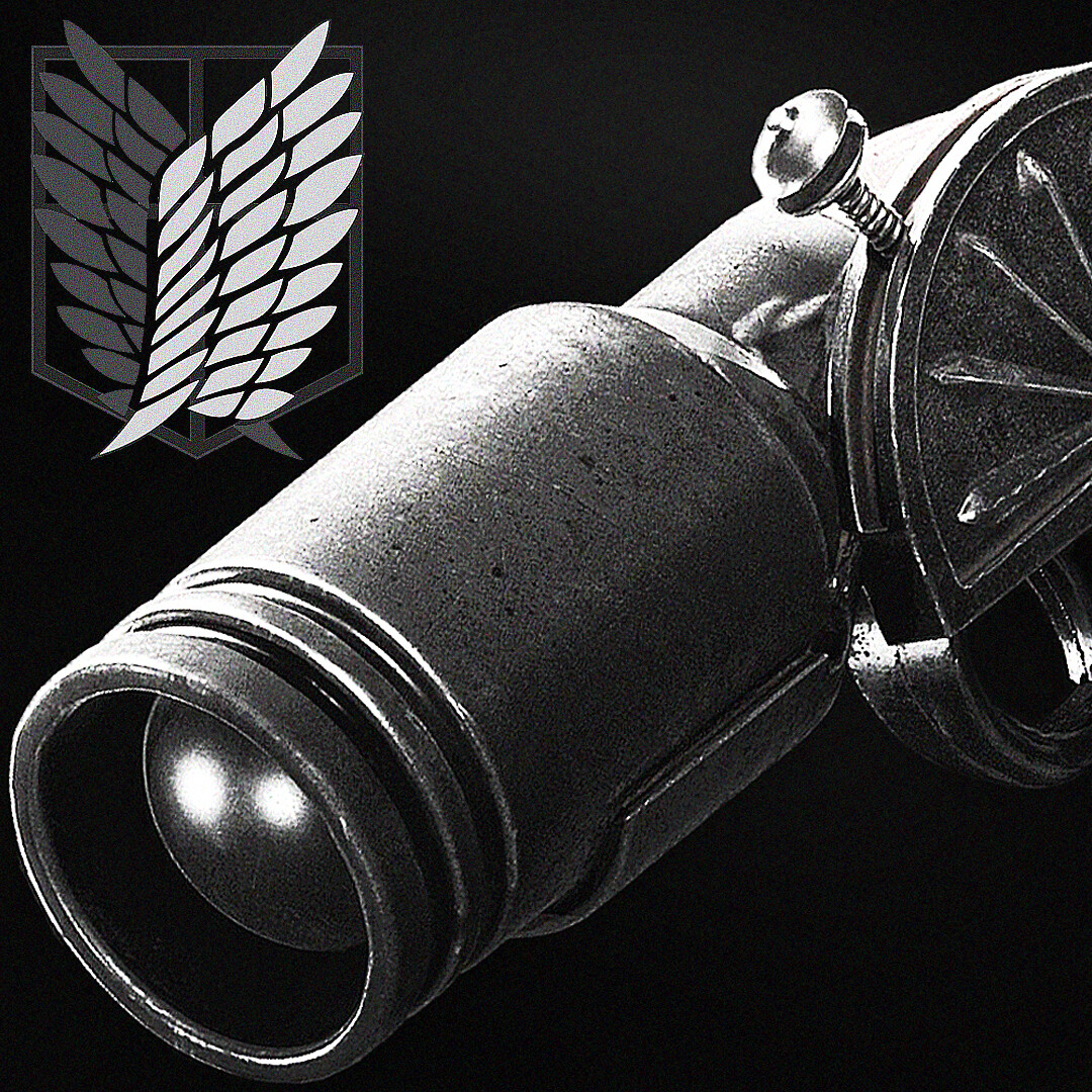 ArtStation - Signal Flare Gun (Attack on Titan) FanArt