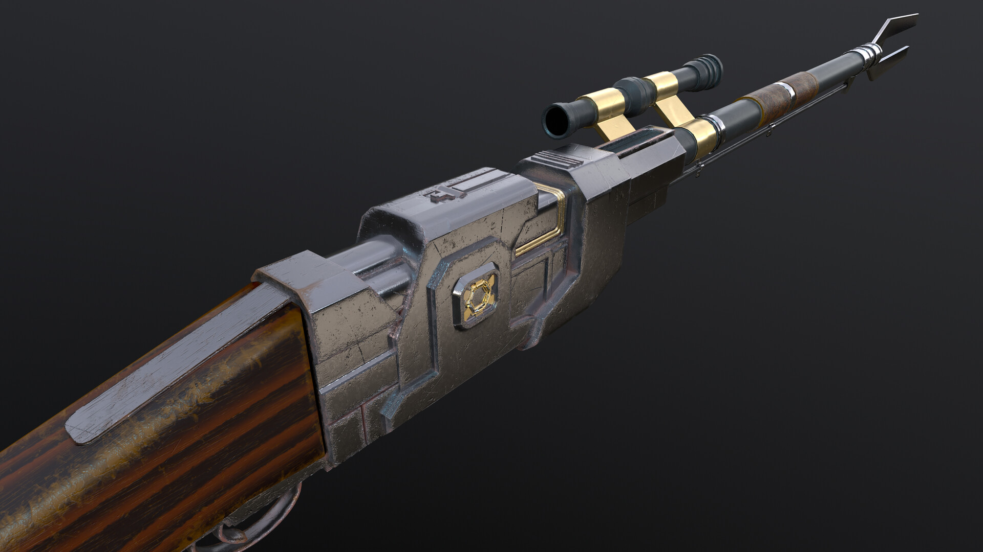 ArtStation - Amban Sniper Rifle Model