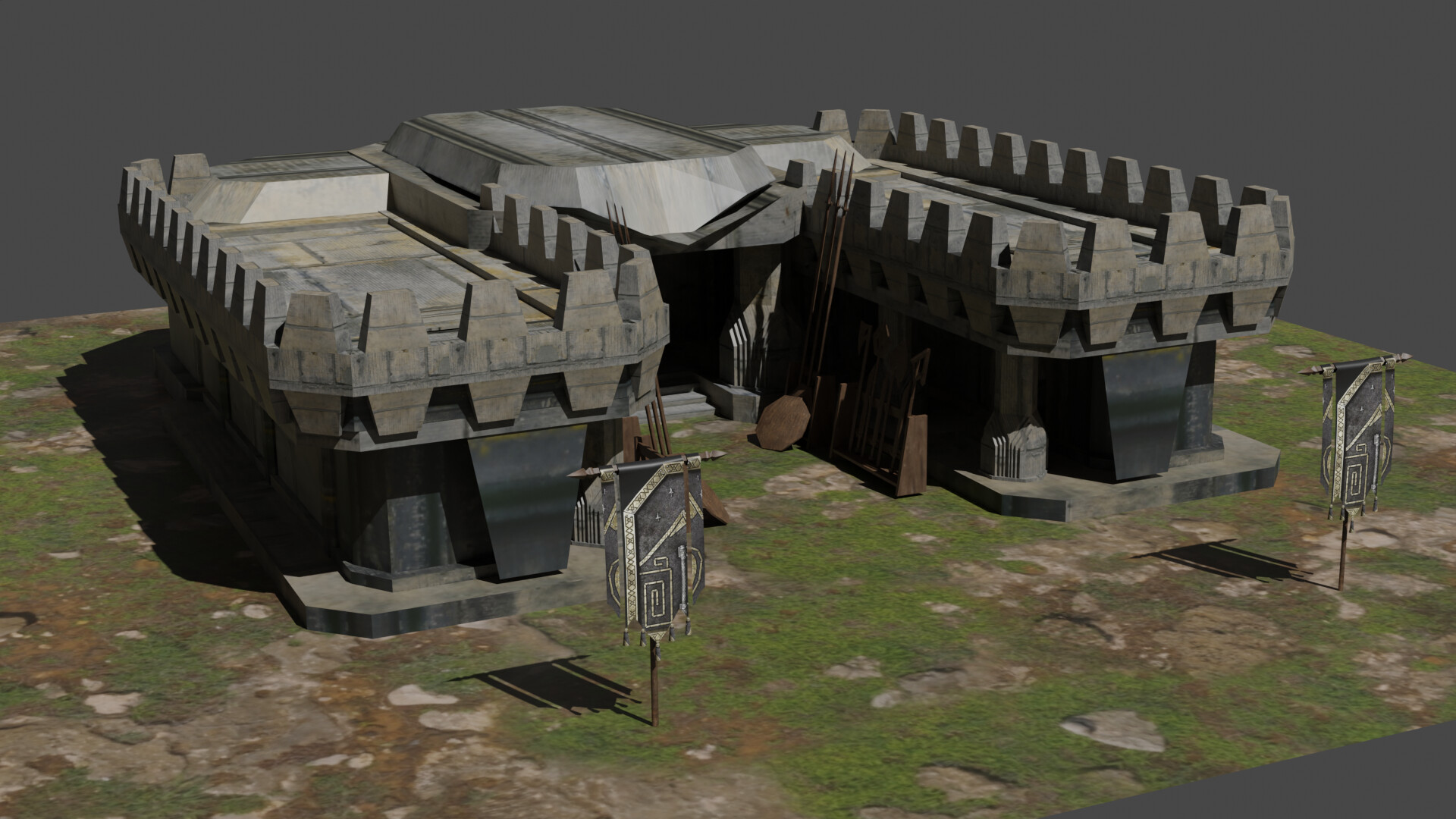 ArtStation - - dwarf building