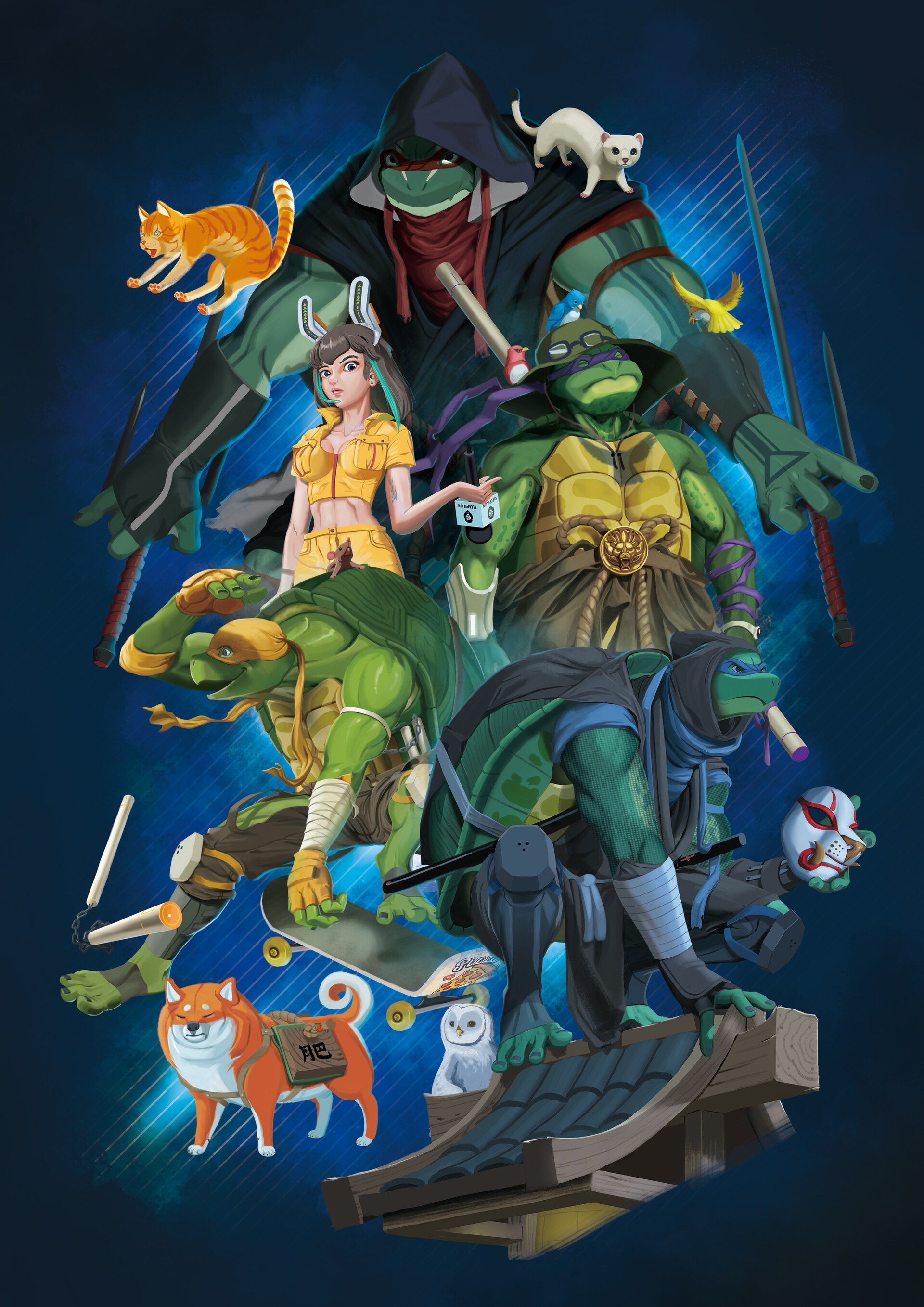 ArtStation - Teenage mutant ninja turtle