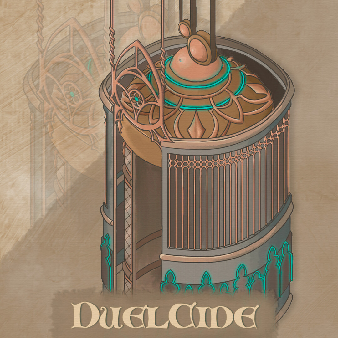 ArtStation - Elevator runs by magic (Duelcide)