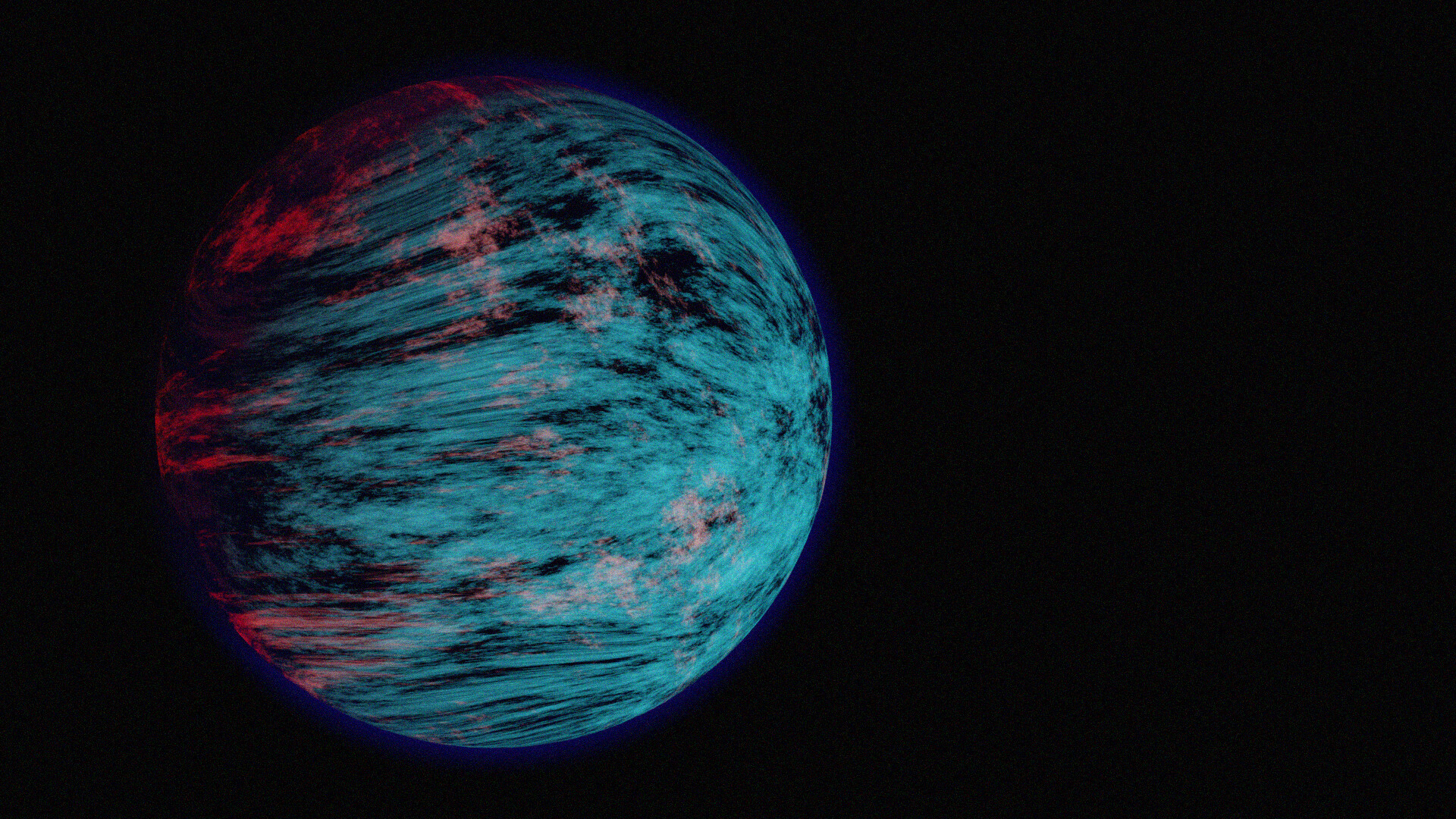 ArtStation - fire and water planet