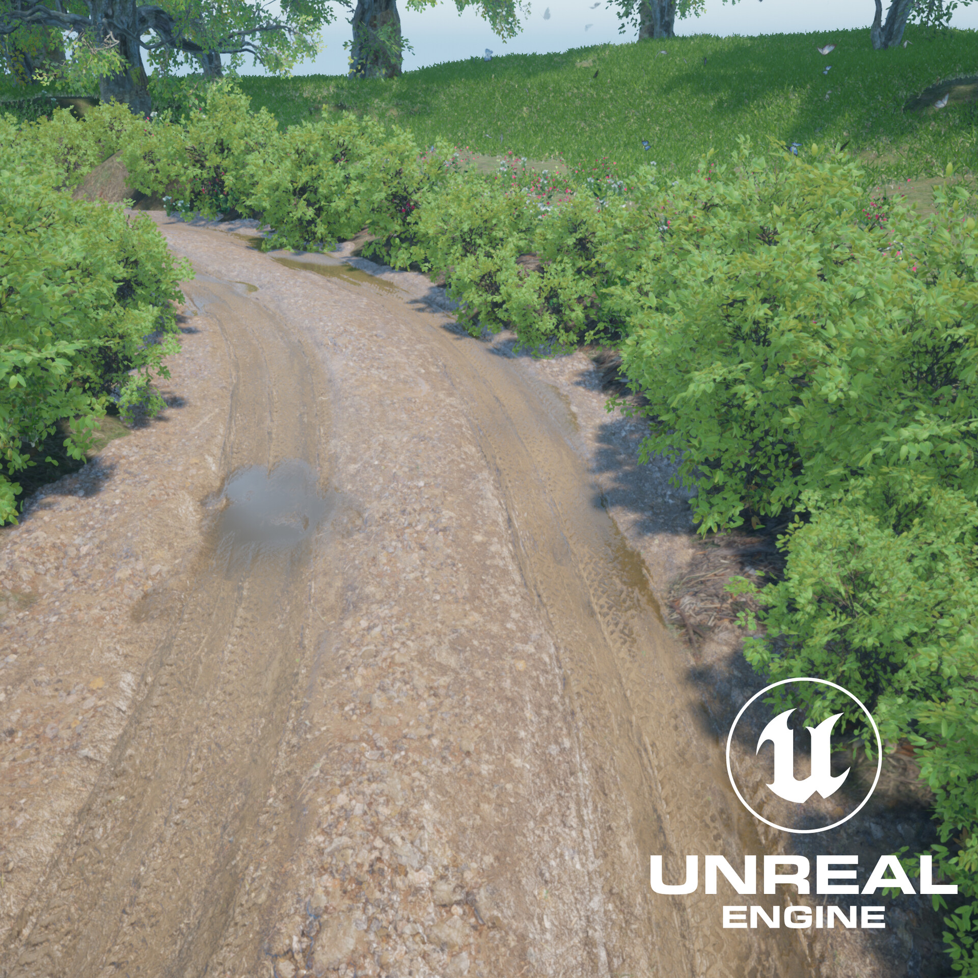 ArtStation - 泥泞的小路 | A muddy path