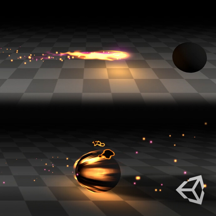 ArtStation - Fire projectile vfx