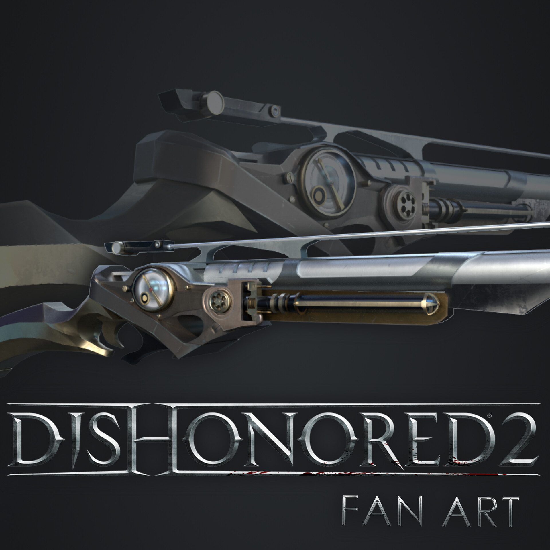 ArtStation - Dishonored 2 - Emily's gun Fan Art