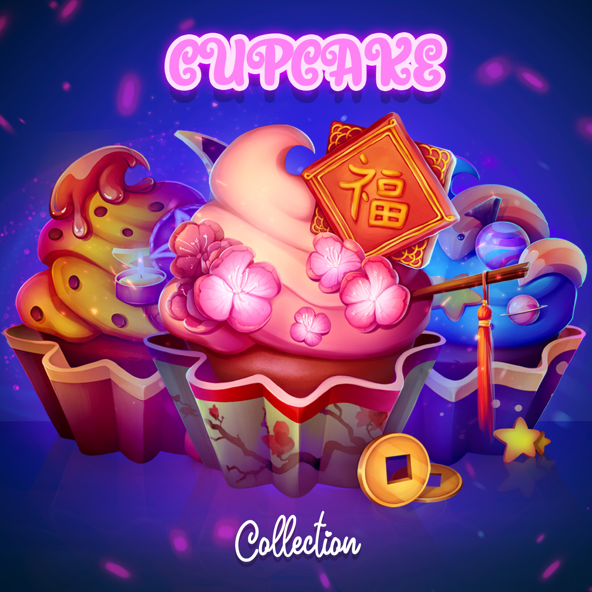 ArtStation - Cupcake collection