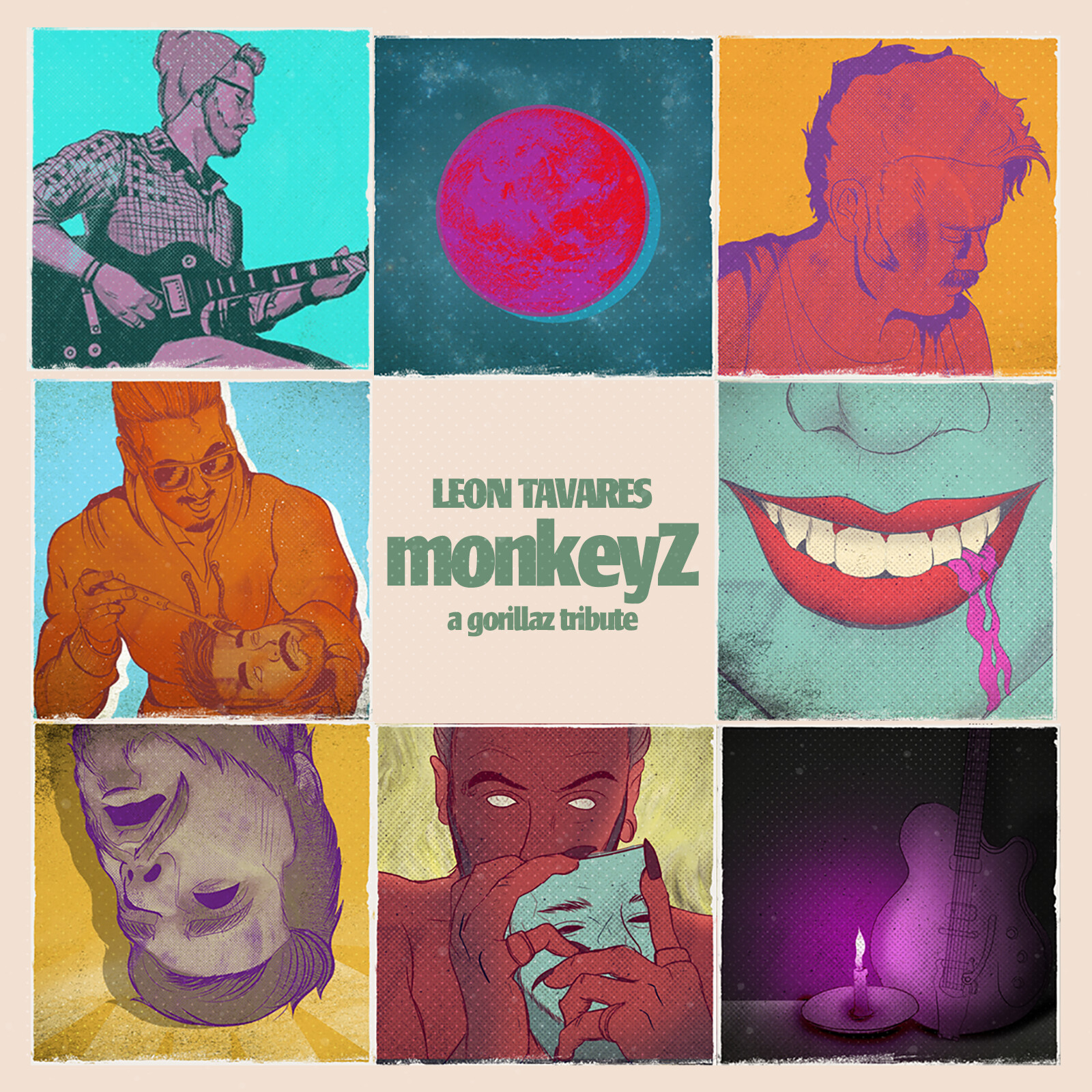 ArtStation - MonkeyZ: A Gorillaz tribute