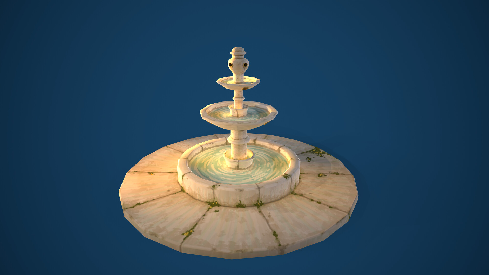 ArtStation - Mira's Lullaby - Fountain - Texturing