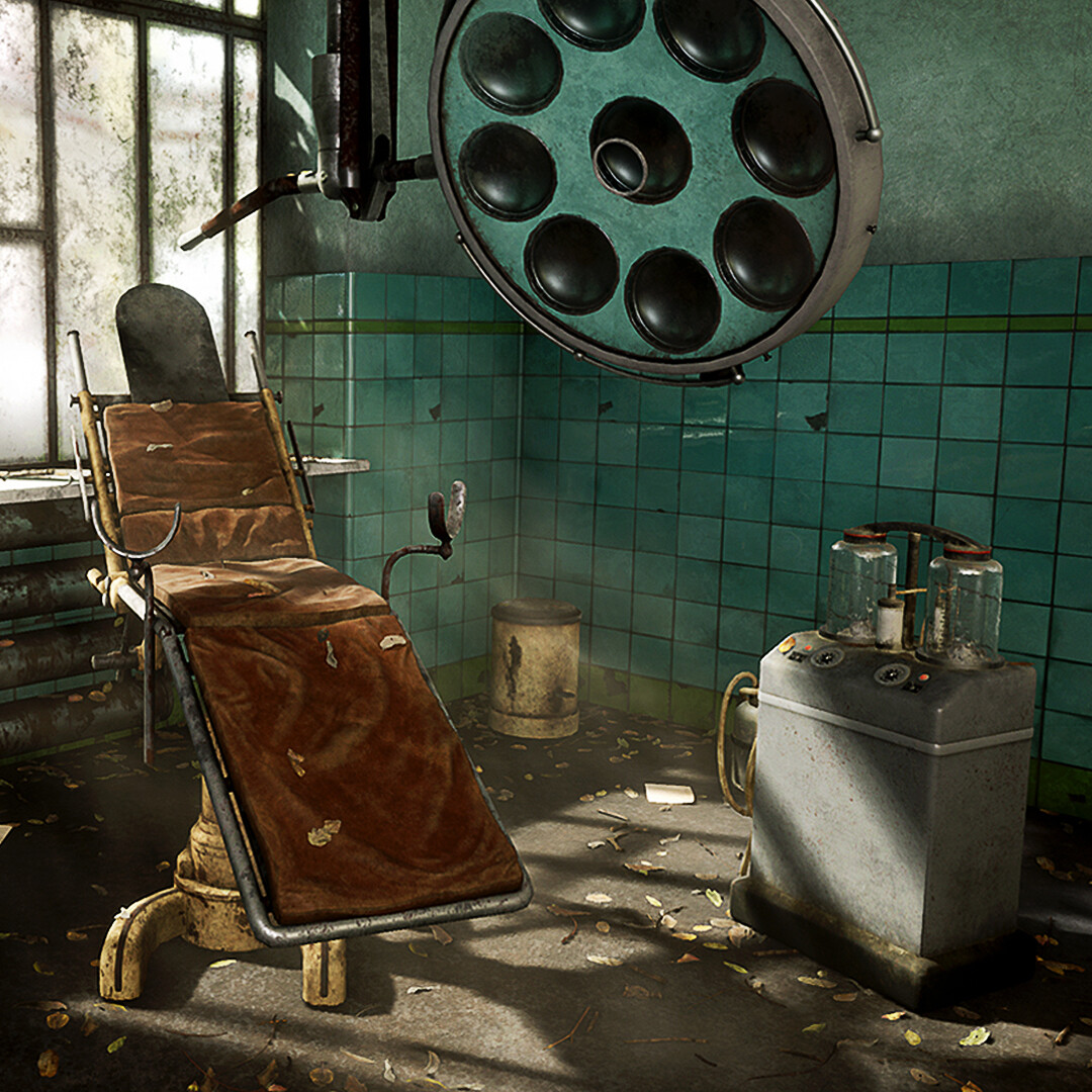 ArtStation - Abandoned Mental Asylum