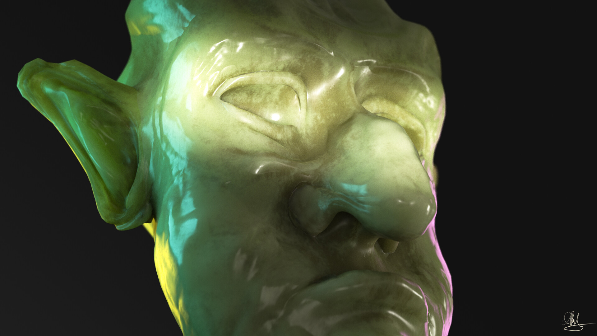 ArtStation - First Sculpt (w/ Shatner Lighting)